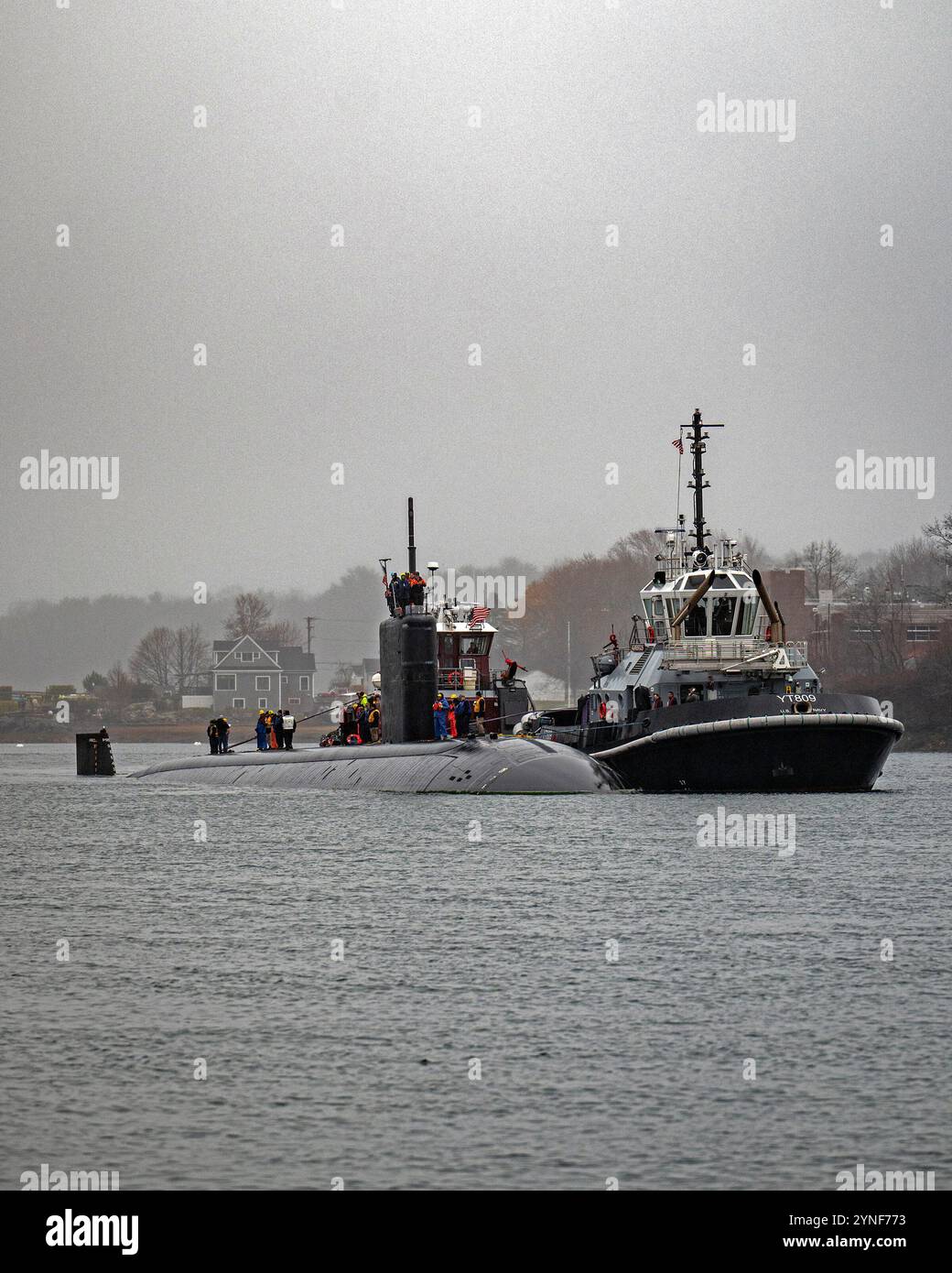 KITTERY, Maine (Nov. 21, 2024) —The Los Angeles-class-attack submarine ...