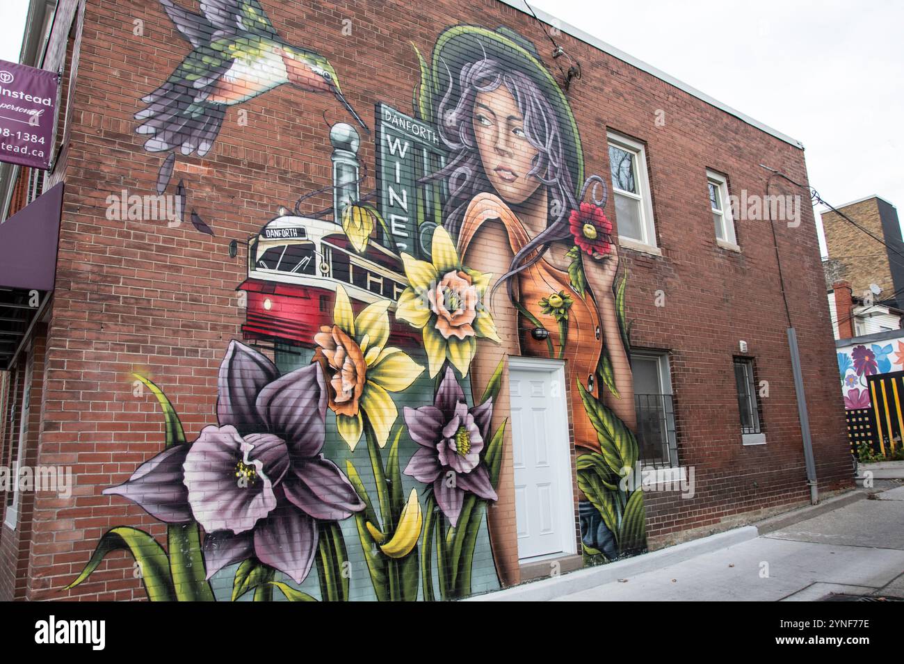 Historic mural of Woodbine and Danforth neighborhood in Scarborough ...