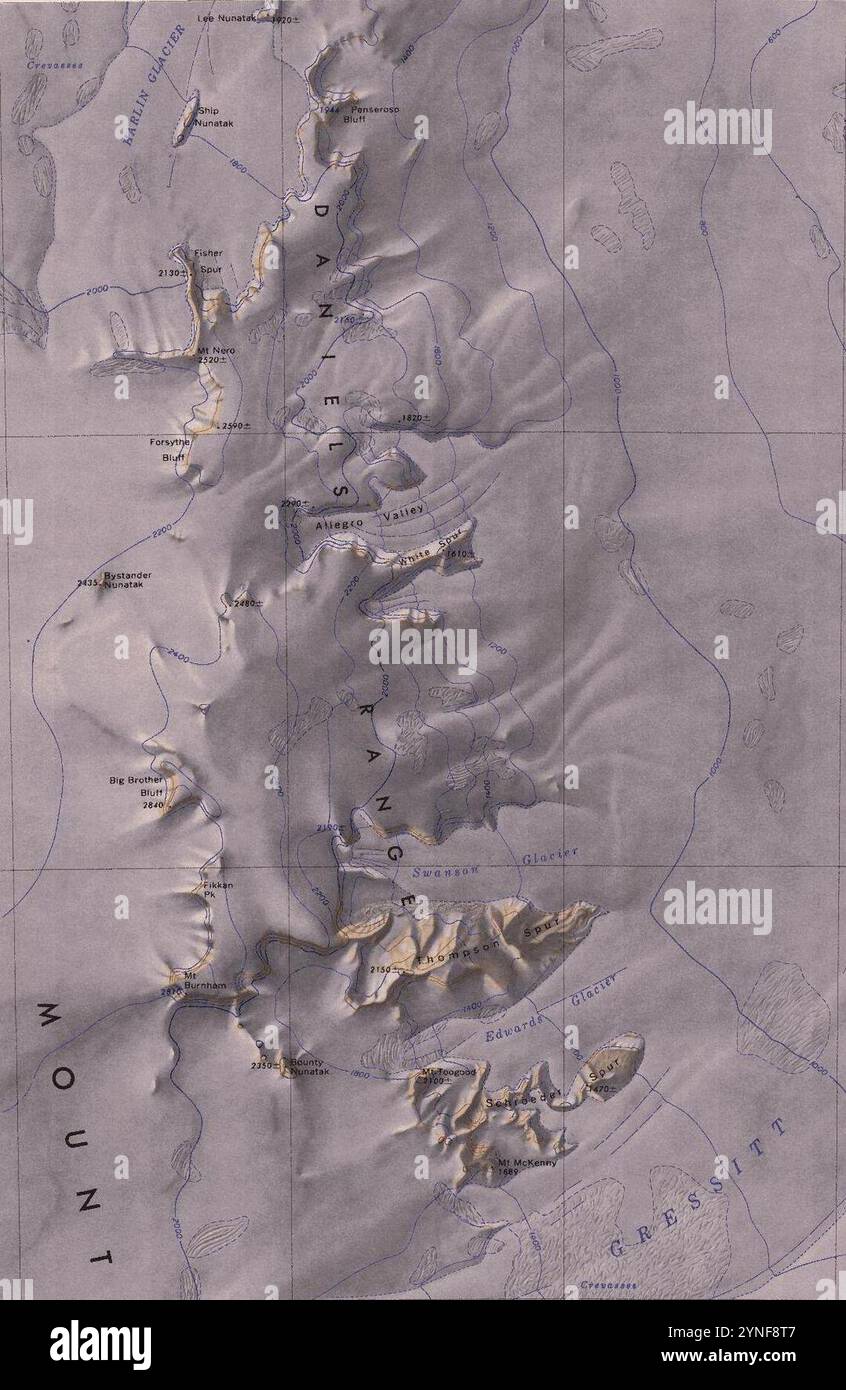 Daniels map hi-res stock photography and images - Alamy