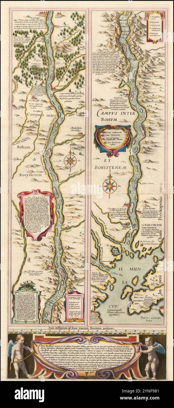 Dnieper river map hi-res stock photography and images - Alamy