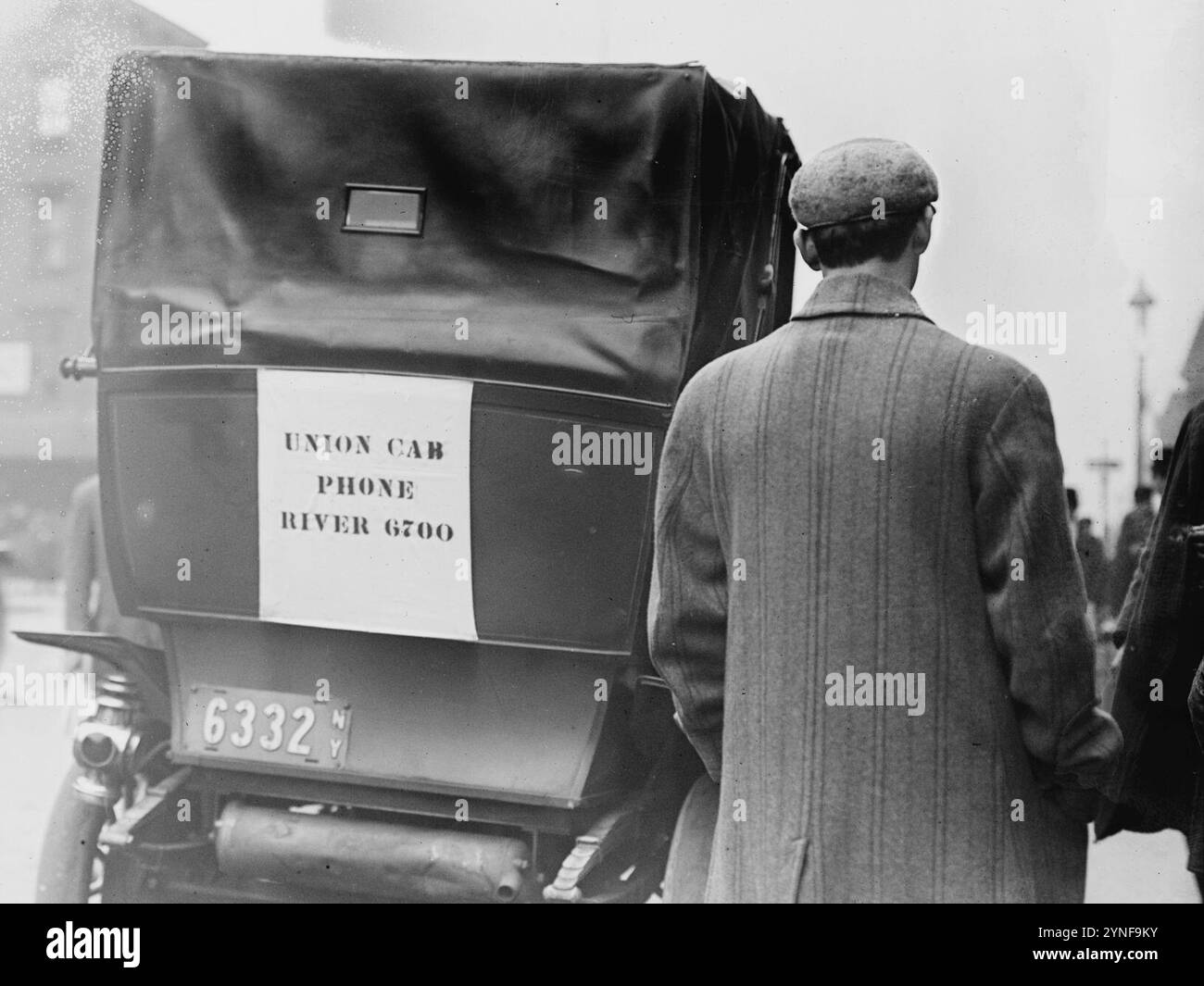 Cab strike, New York Stock Photo - Alamy