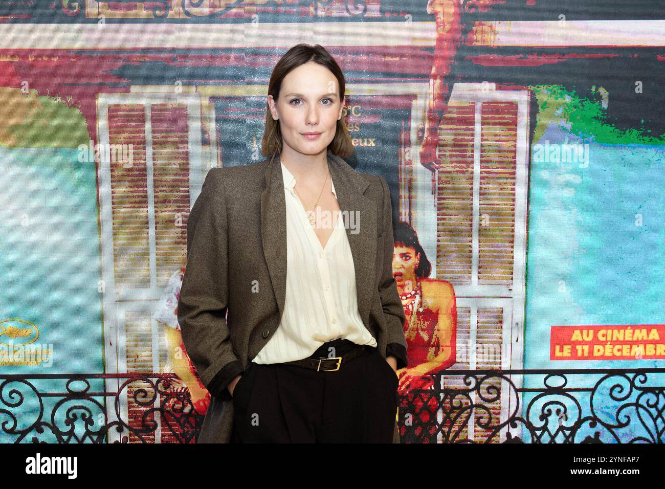 Ana Girardot attending the Les Femmes Au Balcon Premiere at the Pathe ...