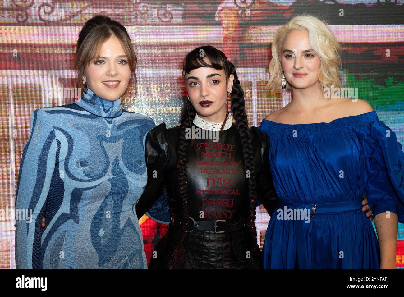 Paris, France. 25th Nov, 2024. Sanda Codreanu, Souheila Yacoub and ...