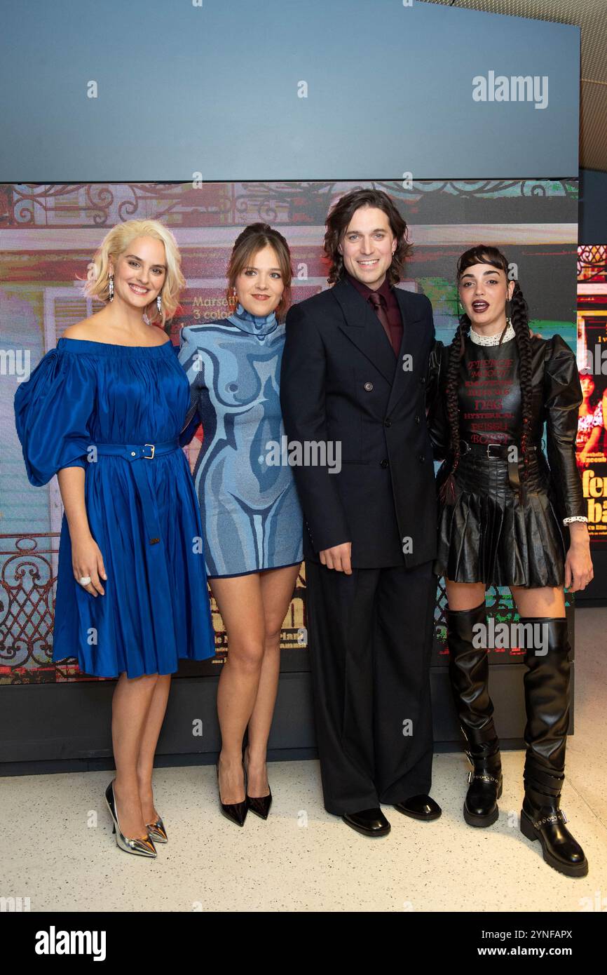 Paris, France. 25th Nov, 2024. Noemie Merlant, Sanda Codreanu, Lucas ...