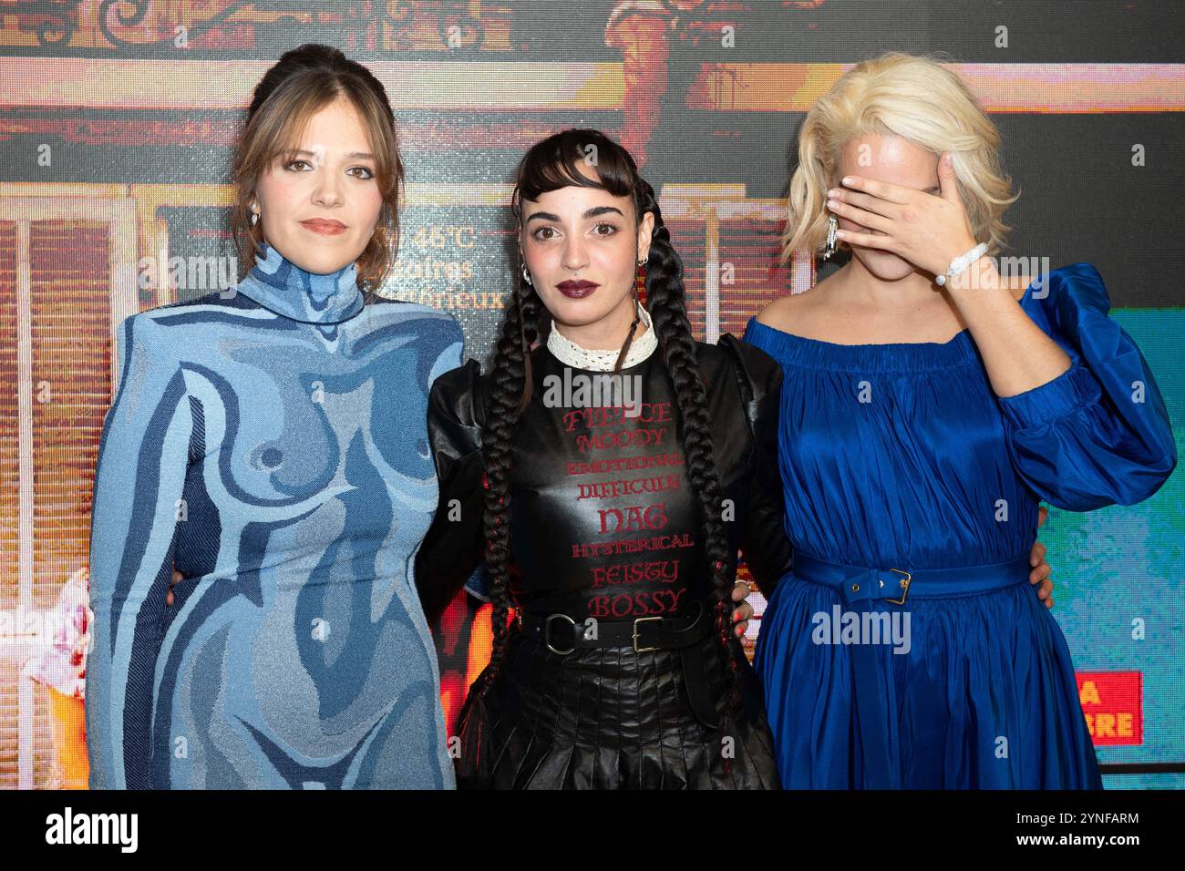 Paris, France. 25th Nov, 2024. Sanda Codreanu, Souheila Yacoub and ...