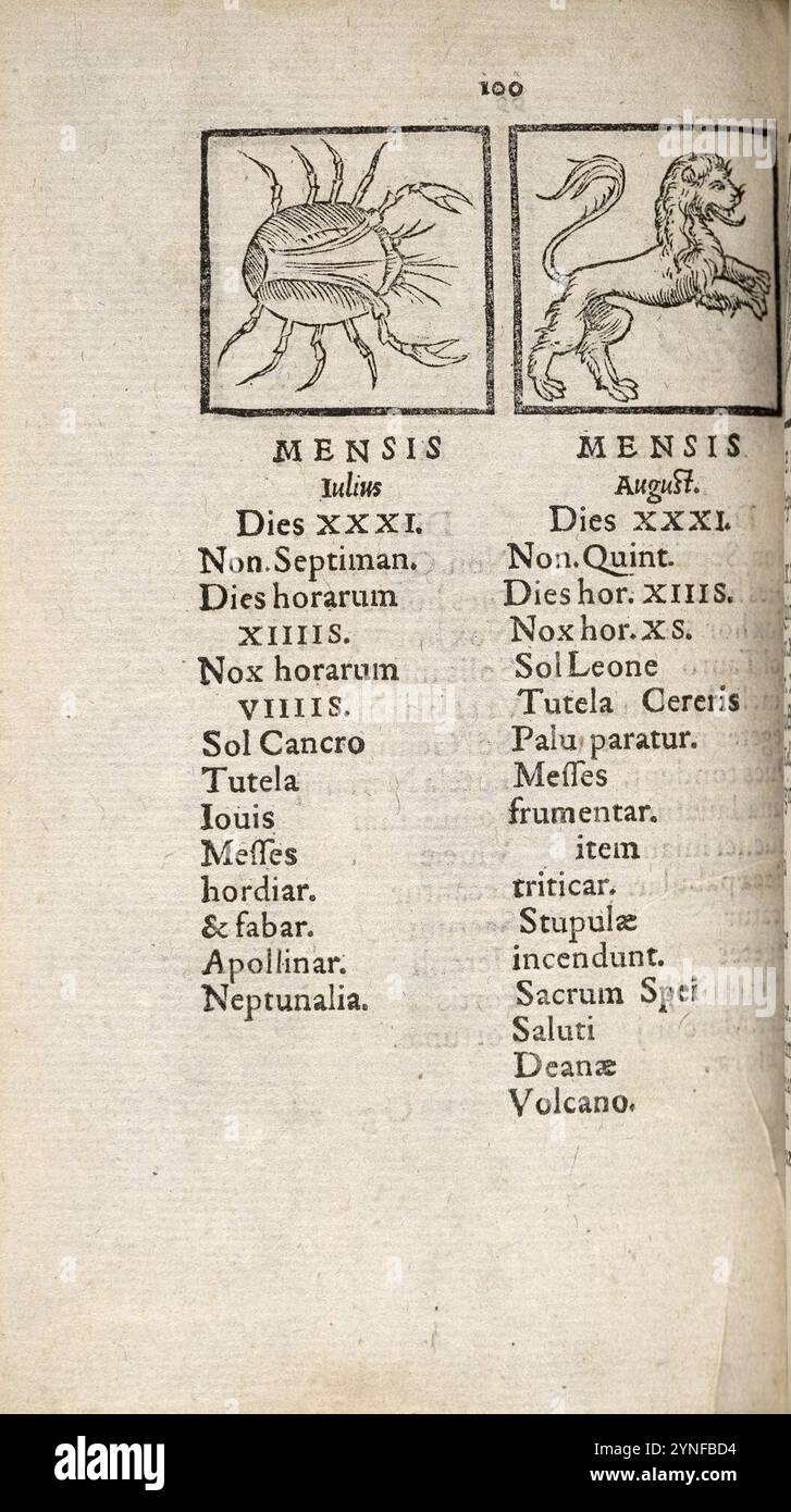 Calendarium romanum hi-res stock photography and images - Alamy