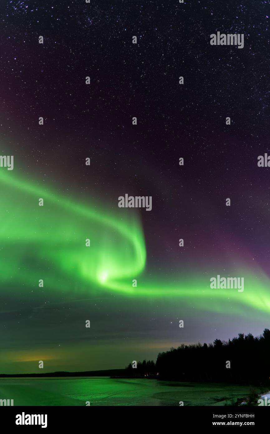 Aurora Borealis in Rovaniemi, Finland Stock Photo - Alamy