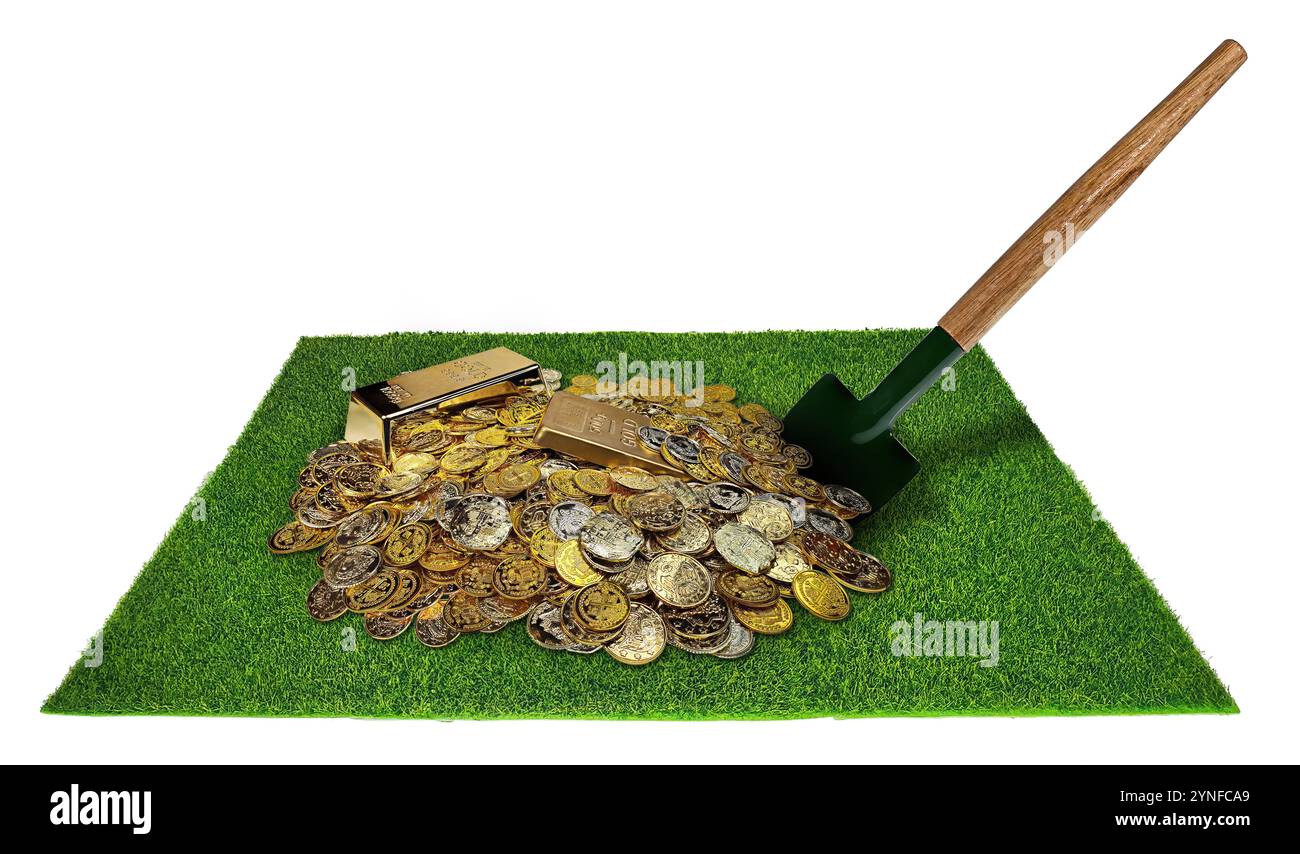 Digging field treasure hi-res stock photography and images - Alamy
