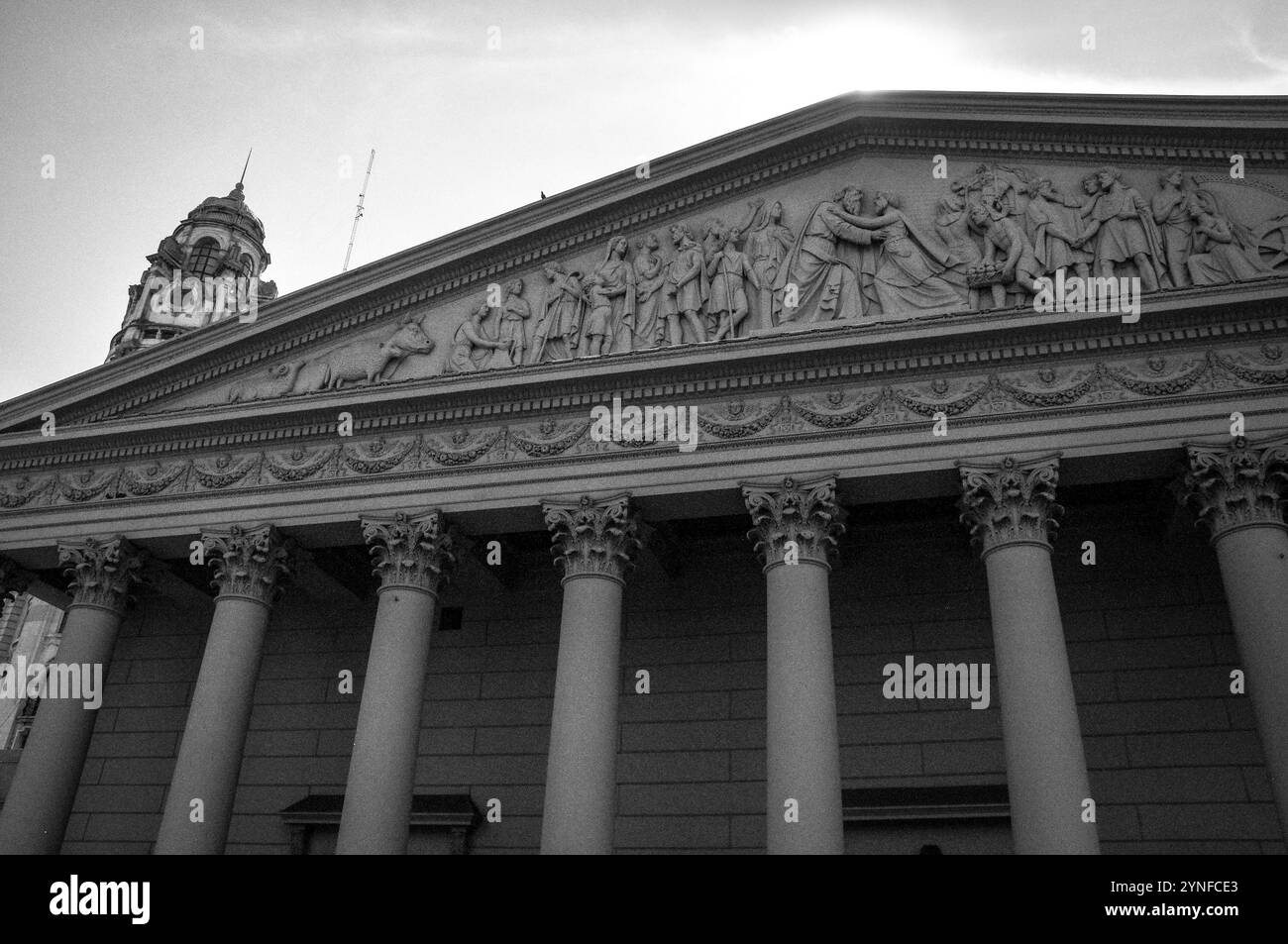 Historic building tower under Black and White Stock Photos & Images - Alamy