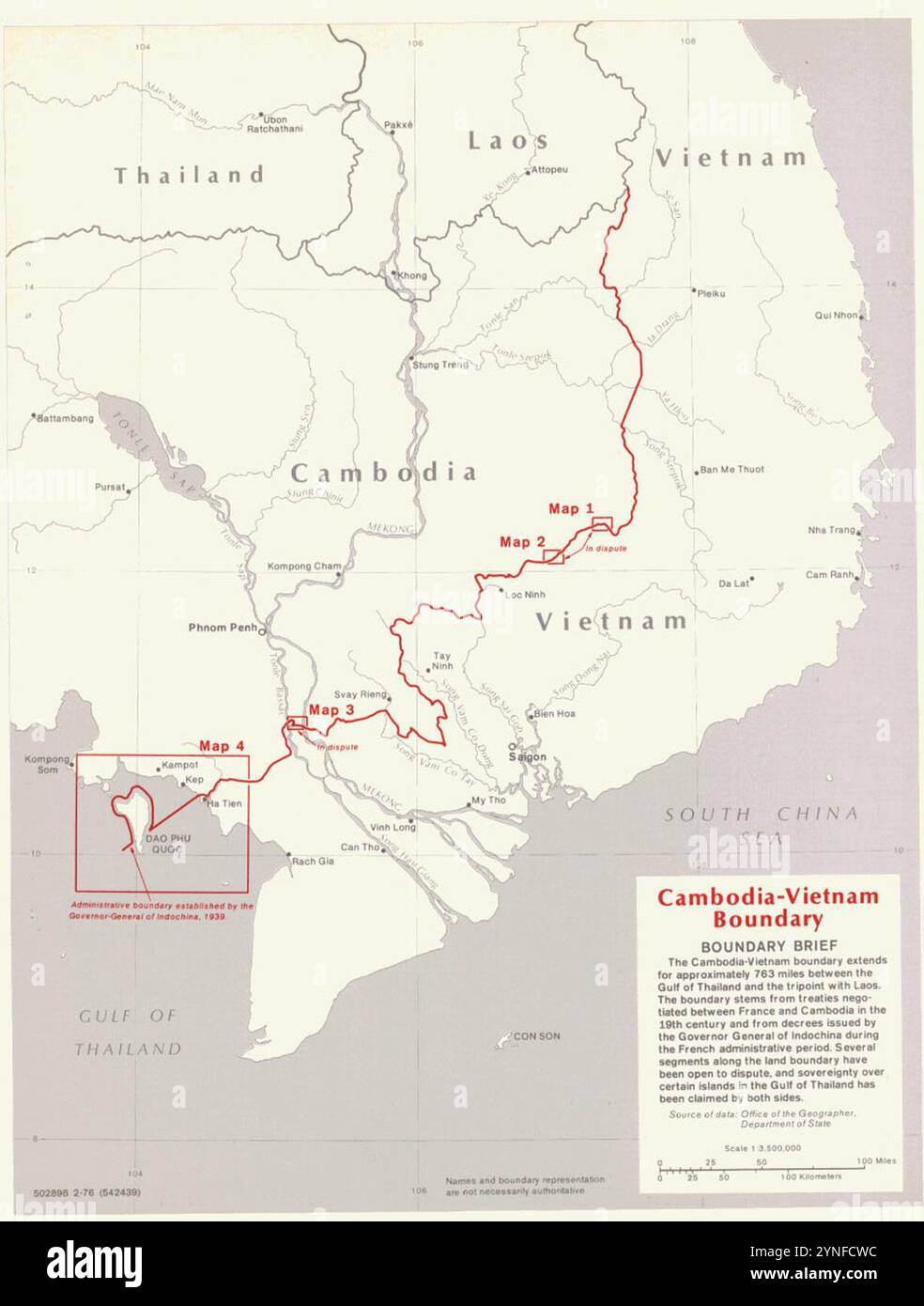 Cambodia - Vietnam border Stock Photo - Alamy