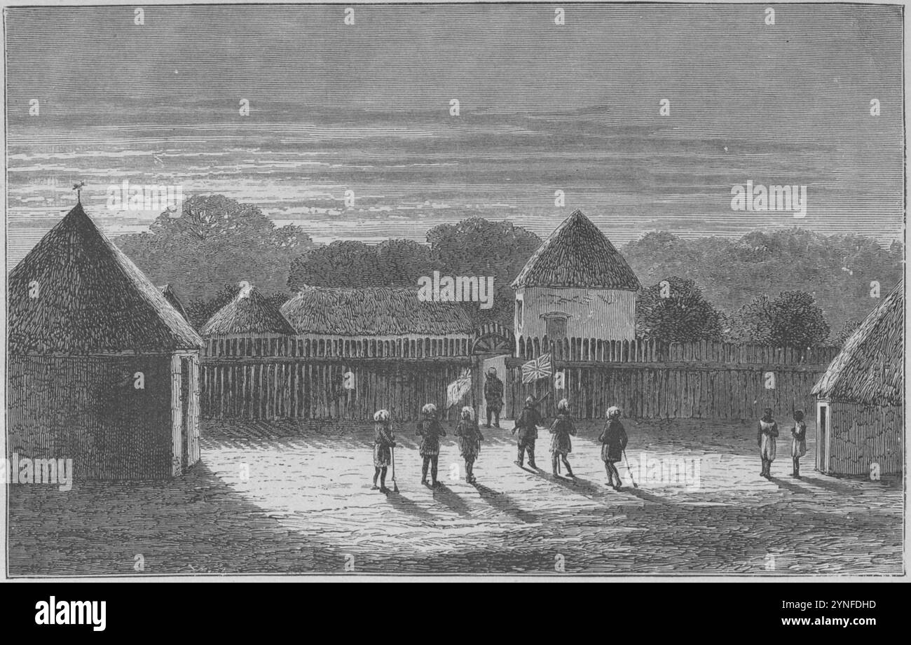 Cameron - A travers l'Afrique 1881 p441 Stock Photo - Alamy