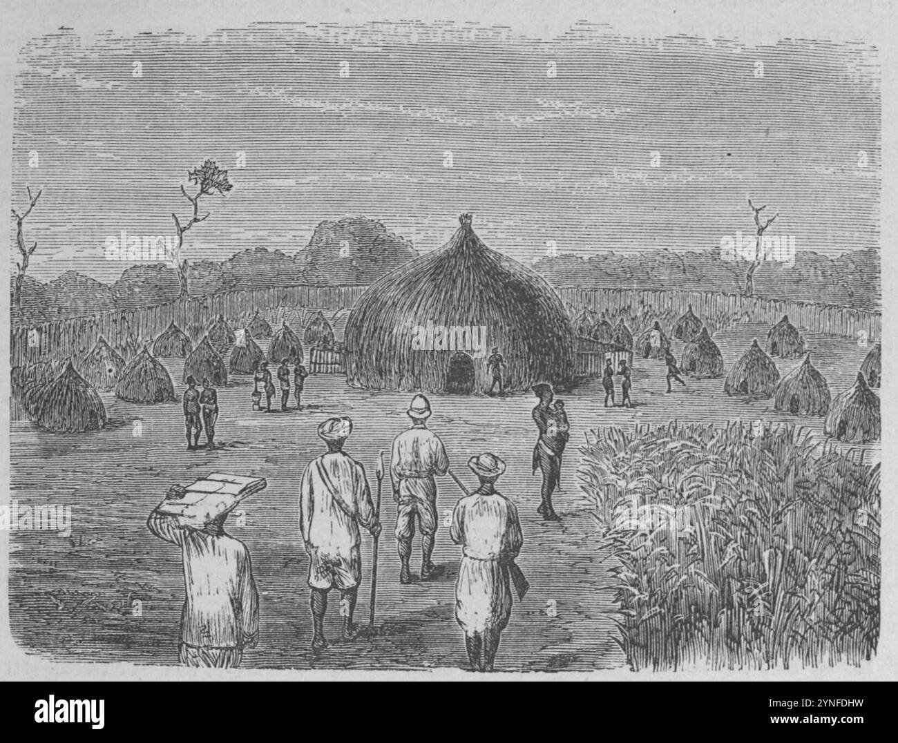 Cameron - A travers l'Afrique 1881 p329 Stock Photo - Alamy