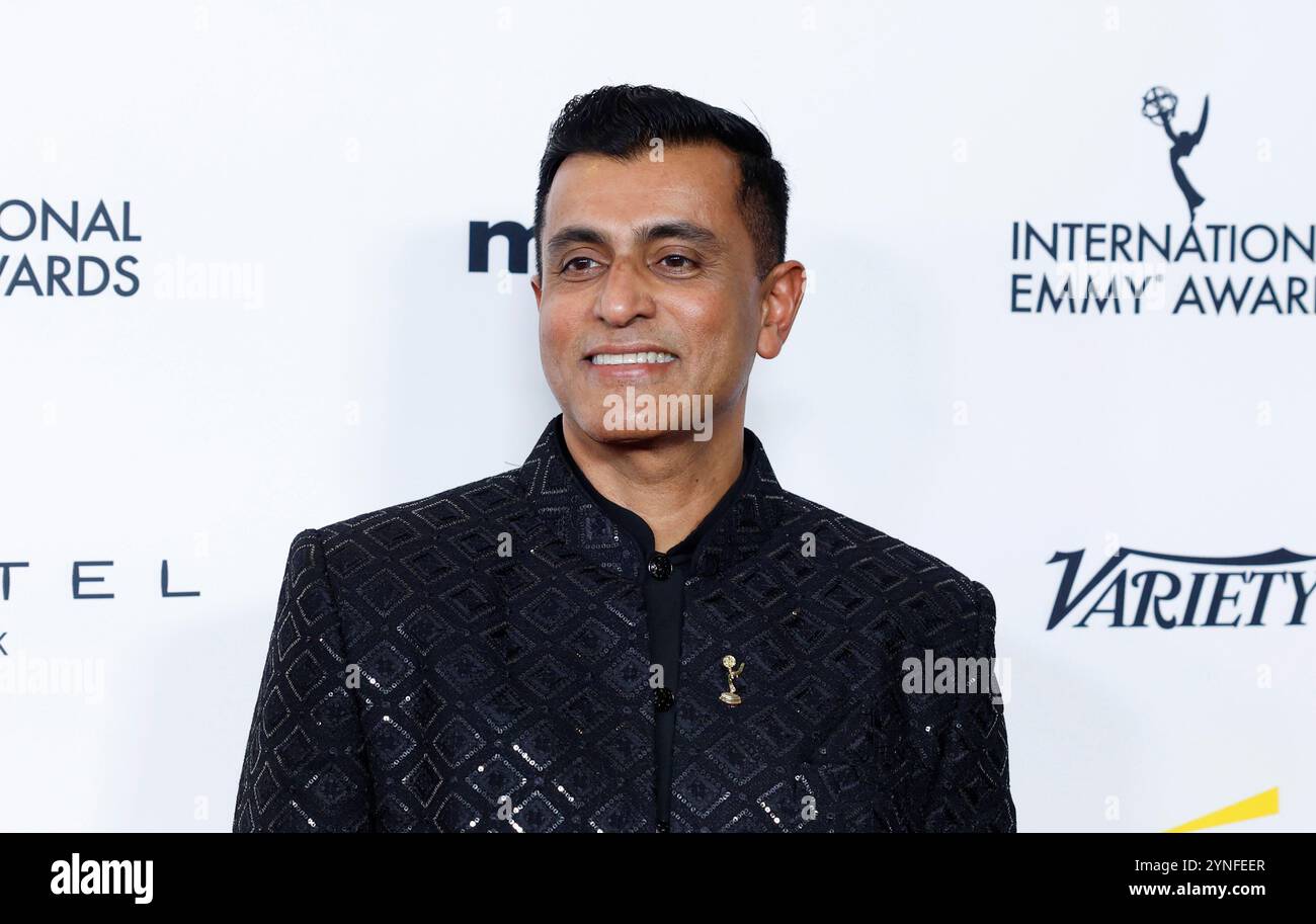 New York, United States. 25th Nov, 2024. Narendra Reddy arrives on the ...