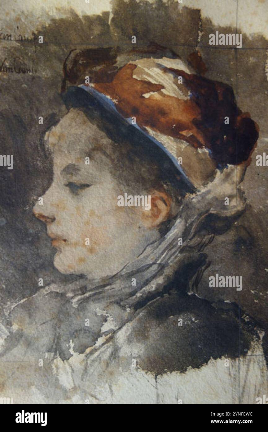 Camille Van Camp - Portrait of a young lady Stock Photo - Alamy