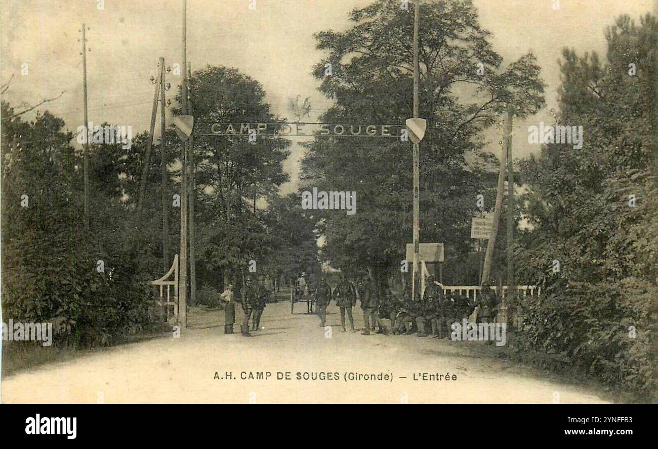 Camp de Souge - Entrée 7 Stock Photo - Alamy