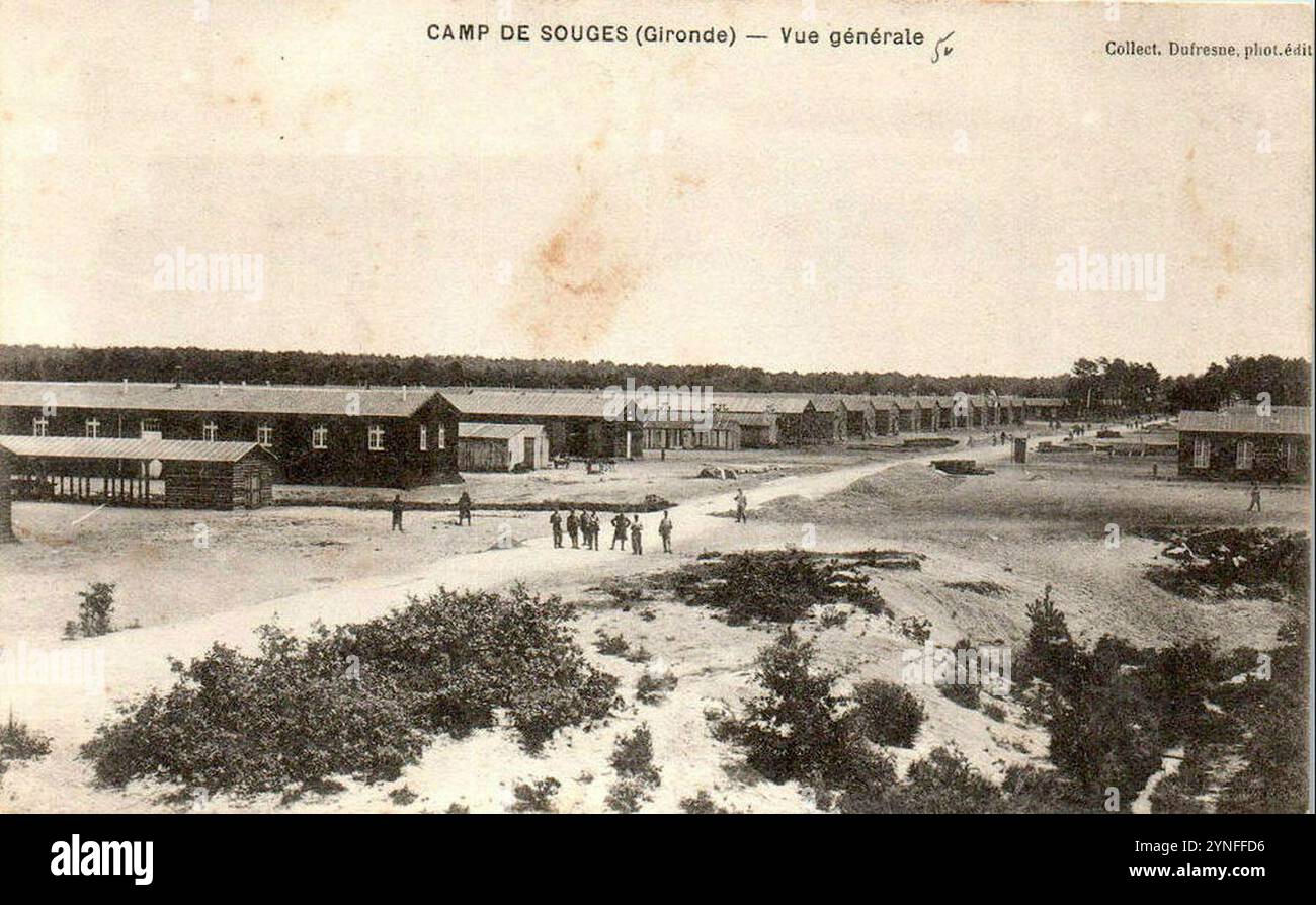 Camp de Souge - vue générale 2 Stock Photo - Alamy