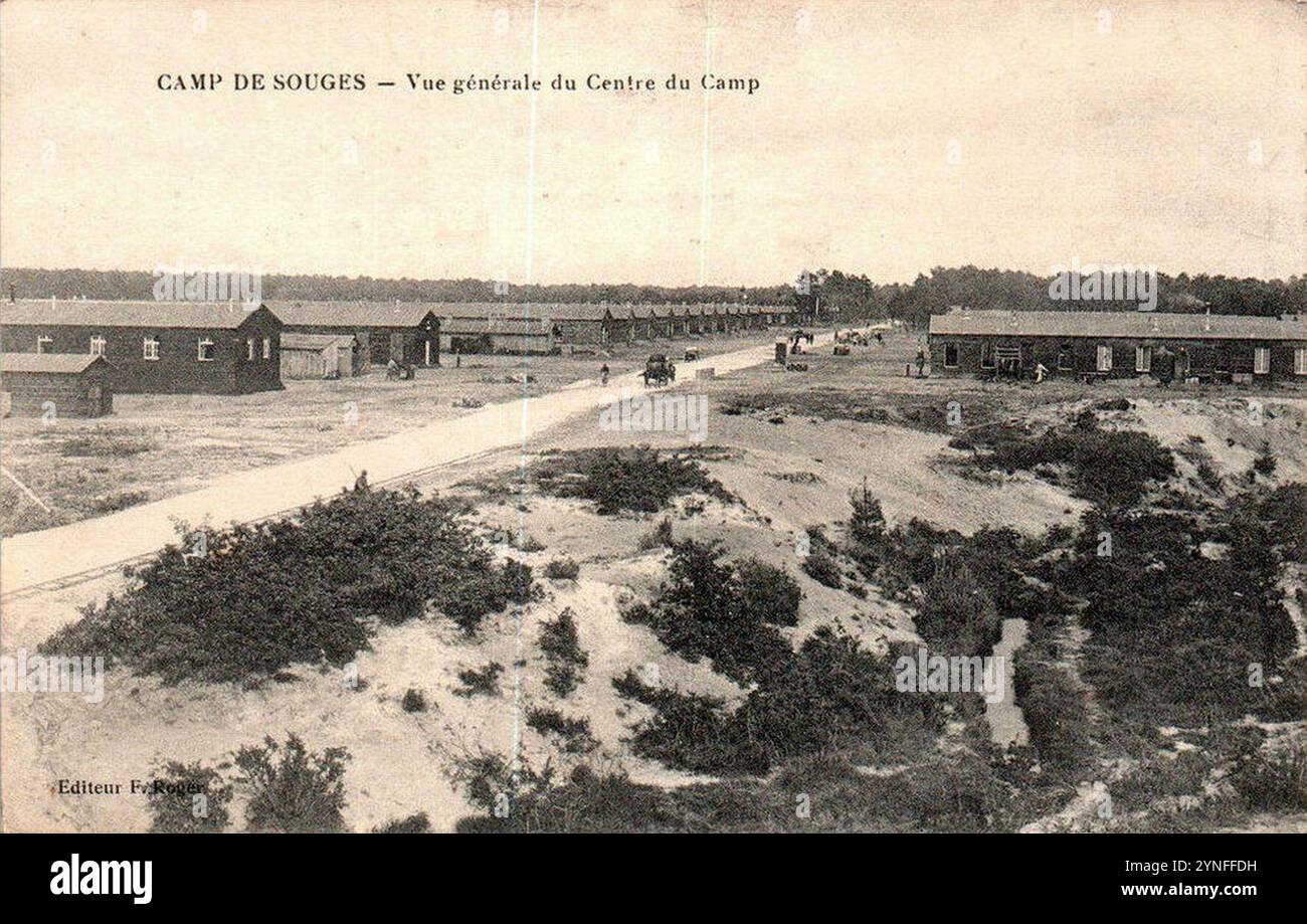 Camp de Souge - vue générale 3a Stock Photo - Alamy