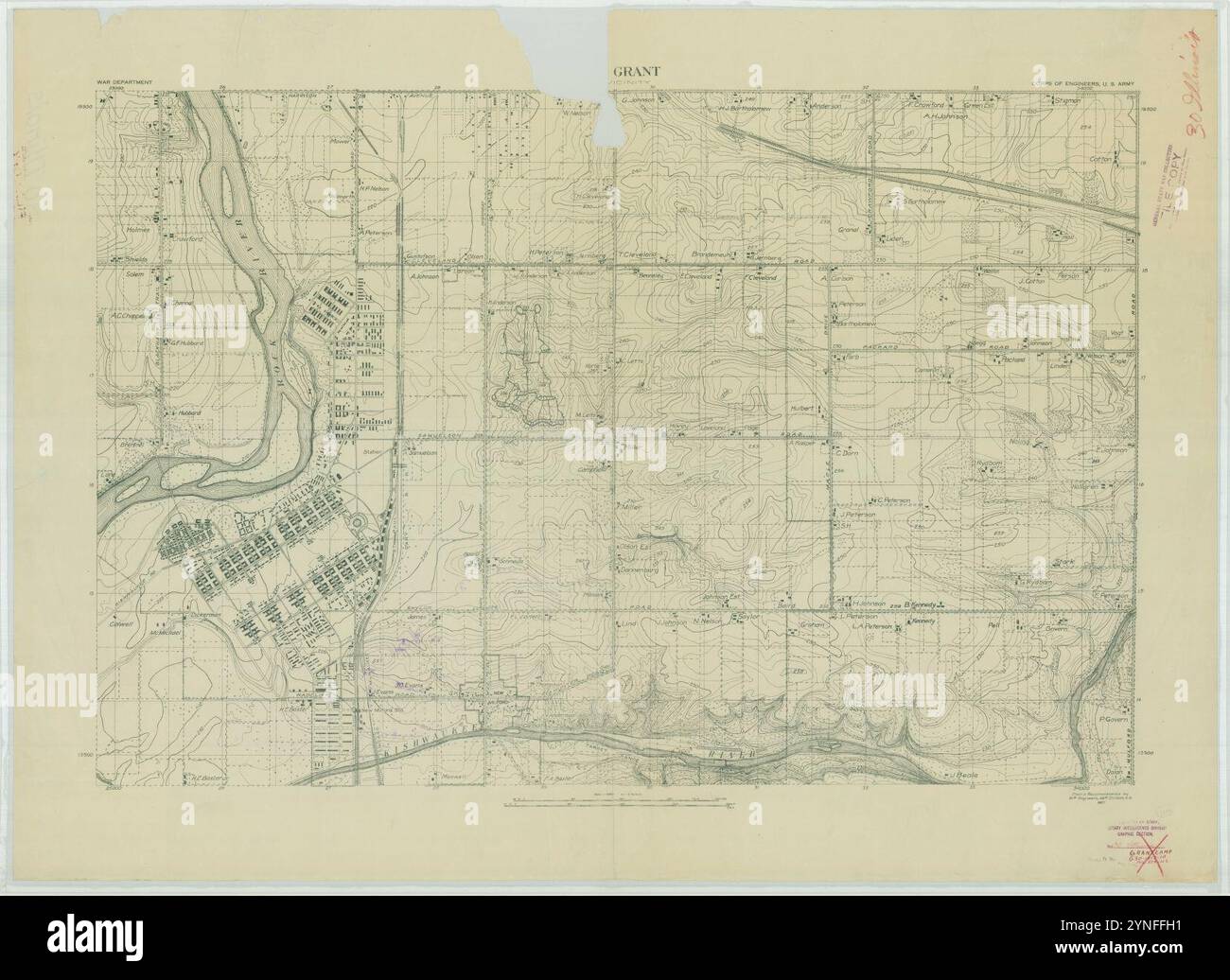 Camp Grant and vicinity Stock Photo - Alamy