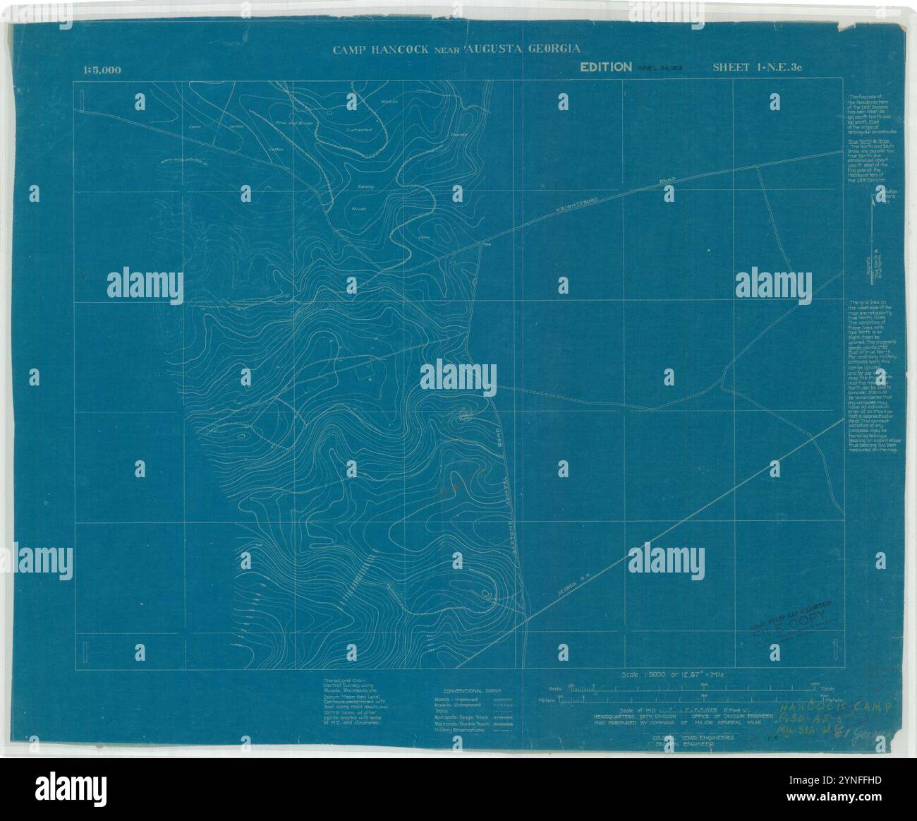 Camp Hancock, near Augusta, Georgia Stock Photo - Alamy