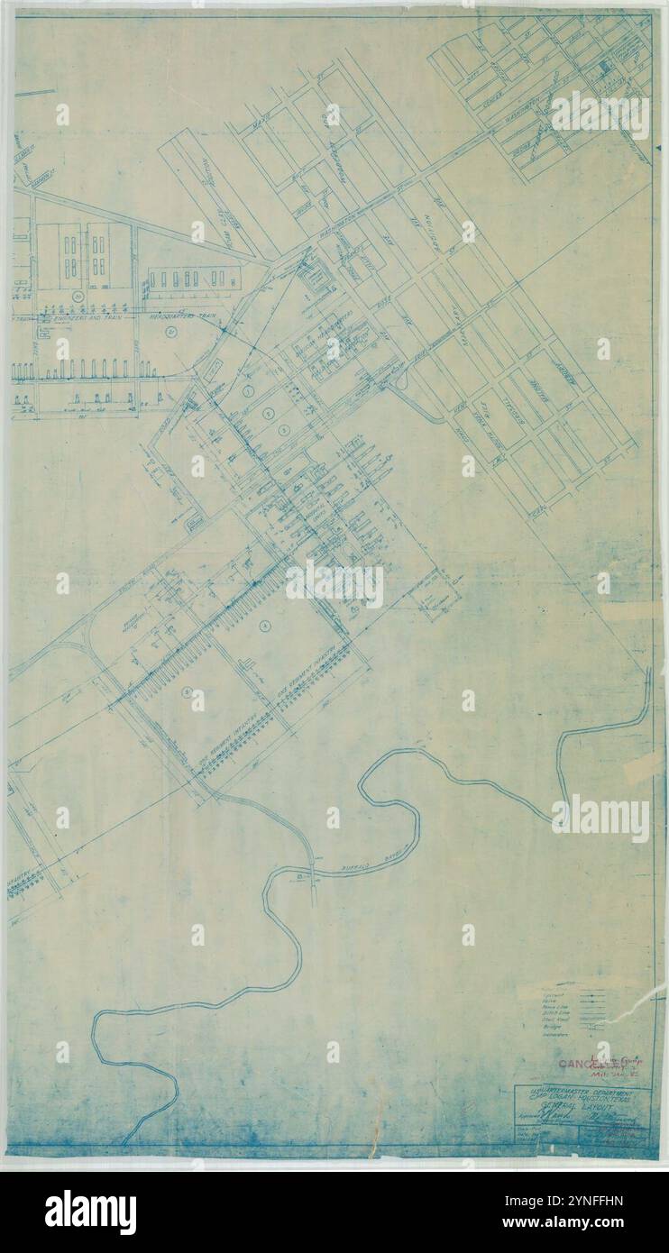 Camp Logan, Houston, Texas General Layout Stock Photo - Alamy