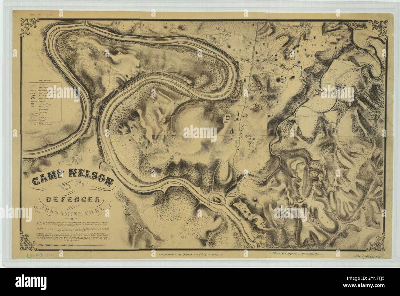 Camp Nelson and its Defences Stock Photo - Alamy