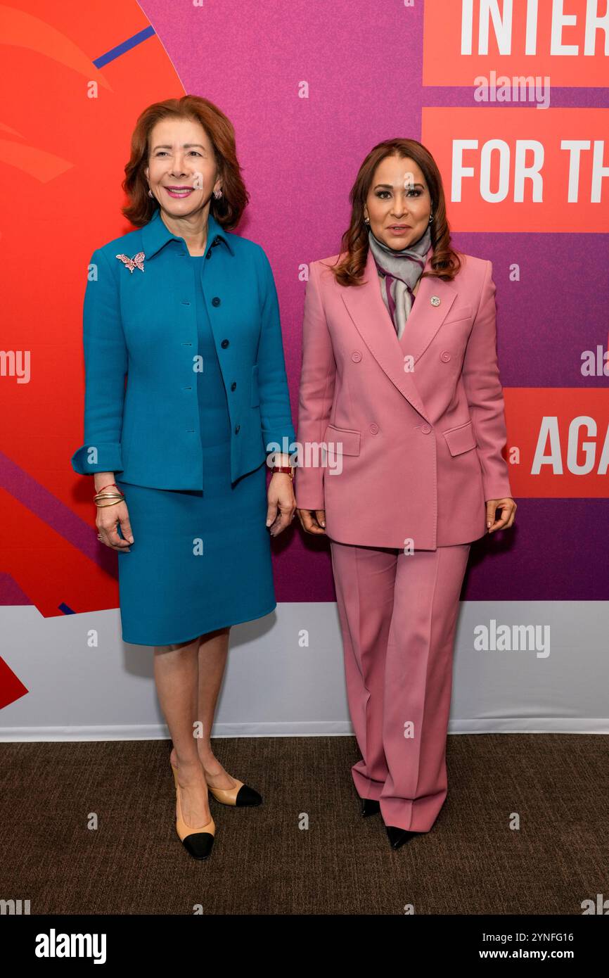 New York, United States. 25th Nov, 2024. H.E Mayra Jimenez, Minister ...
