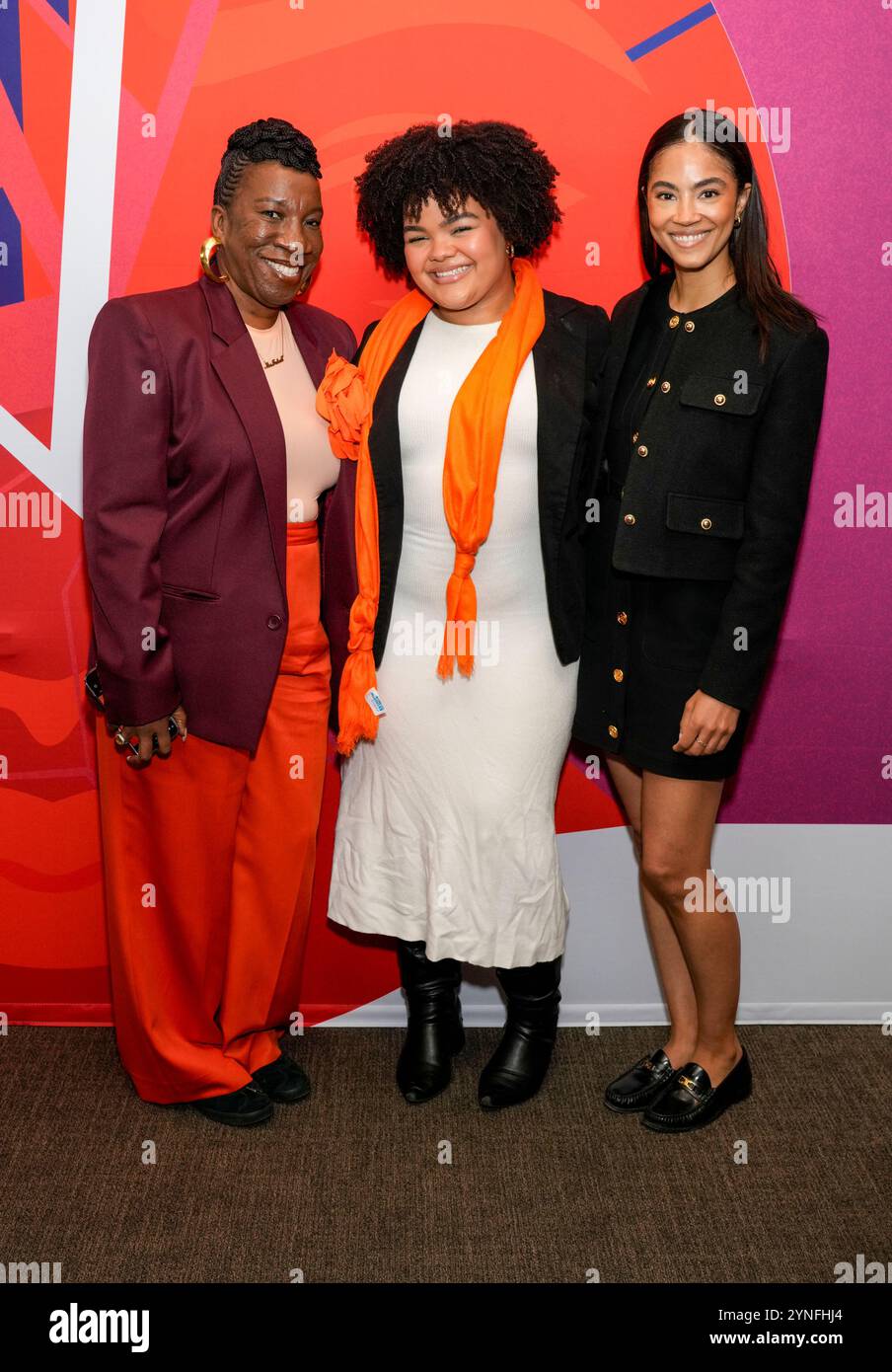 New York, United States. 25th Nov, 2024. Cindy Bishop, Ms. Tarana J ...
