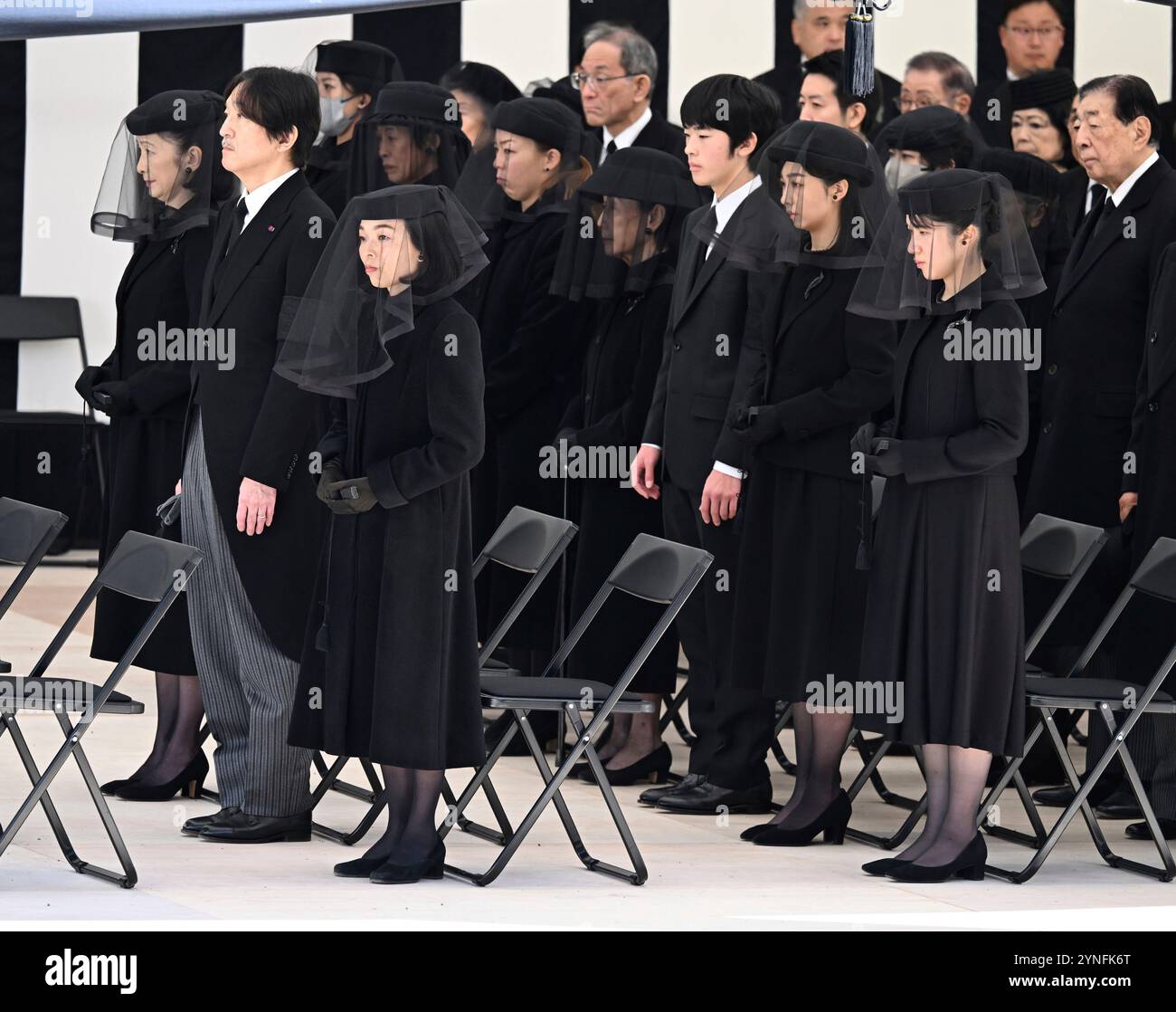 The funeral ceremony of Japanese Princess Yuriko Mikasa, who passed ...