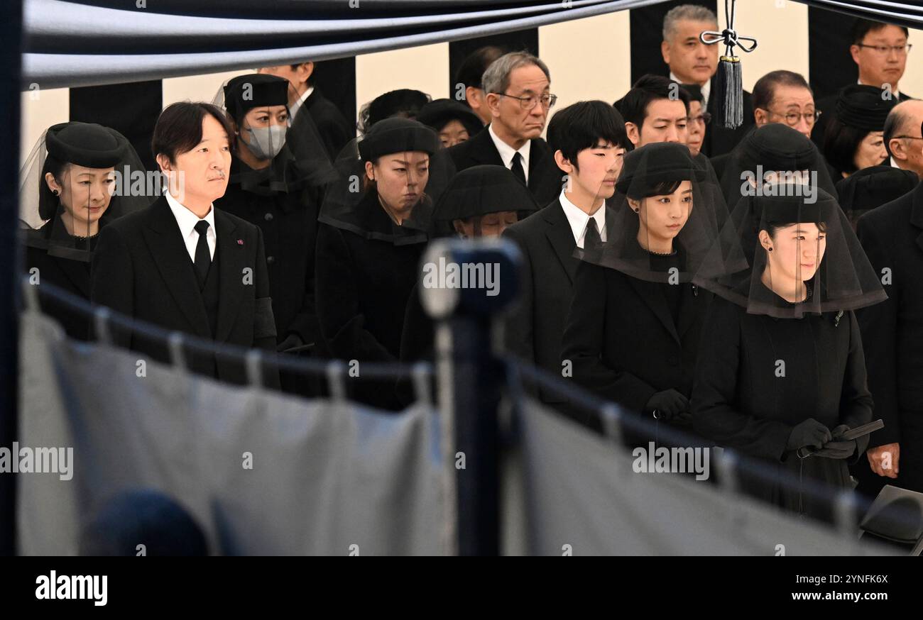 The funeral ceremony of Japanese Princess Yuriko Mikasa, who passed ...