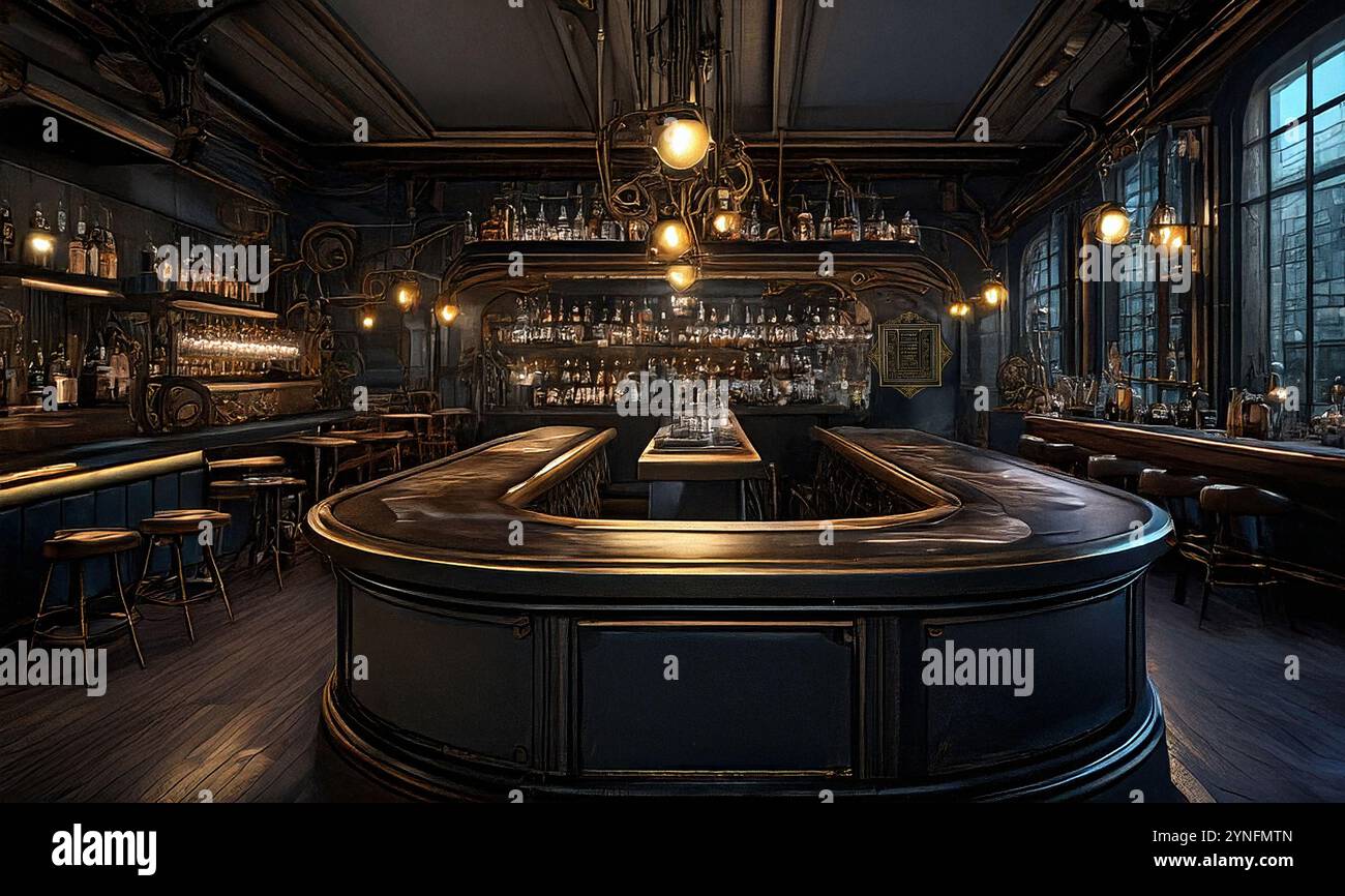 Punk theme bar hi-res stock photography and images - Alamy