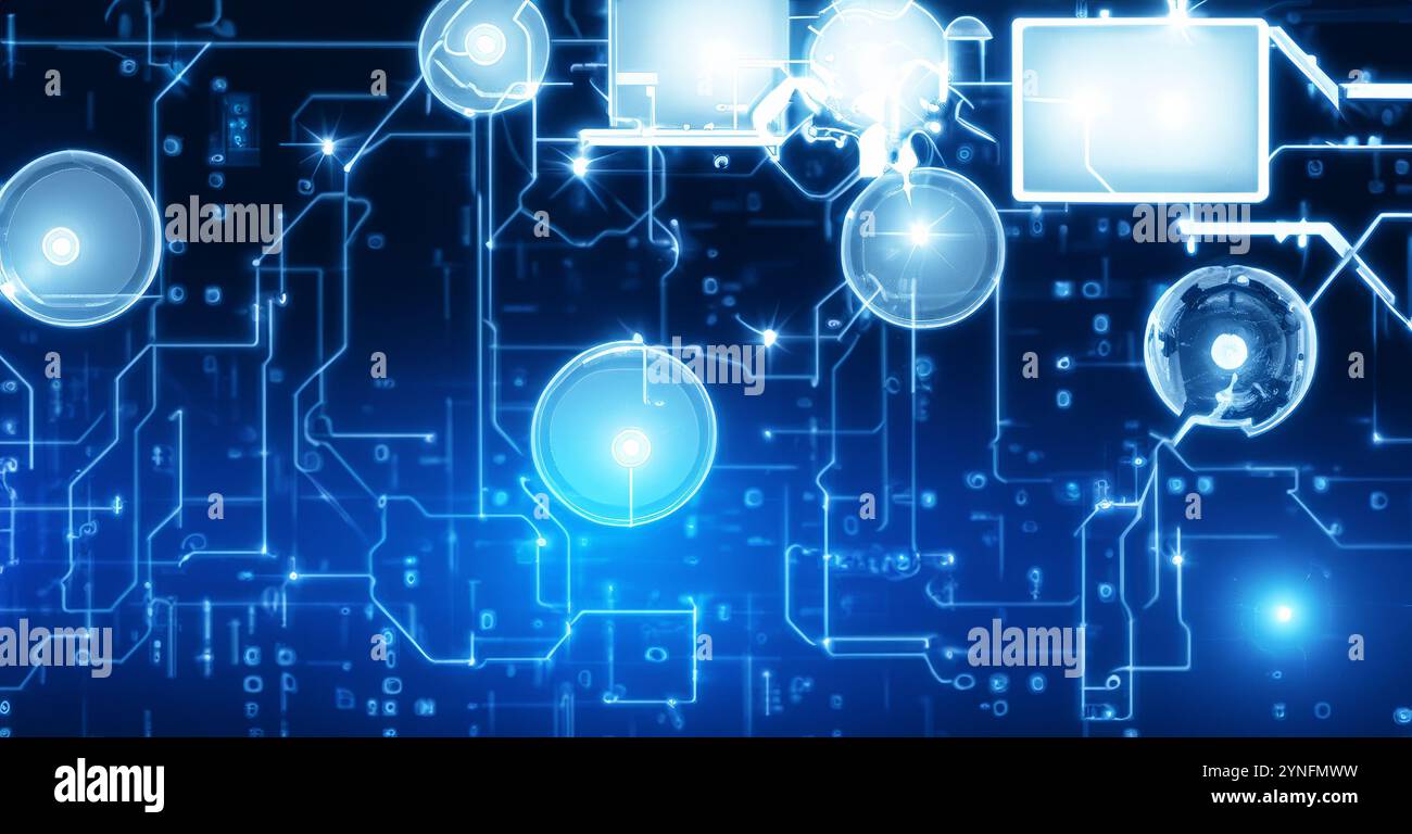 Various hardware connections that make things work highlighted by ...