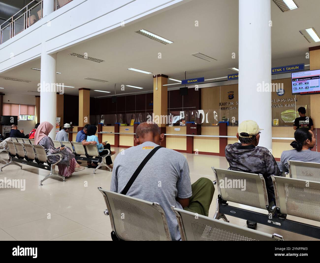 Balikpapan-East Kalimantan November 26, 2024 View of people sitting in ...