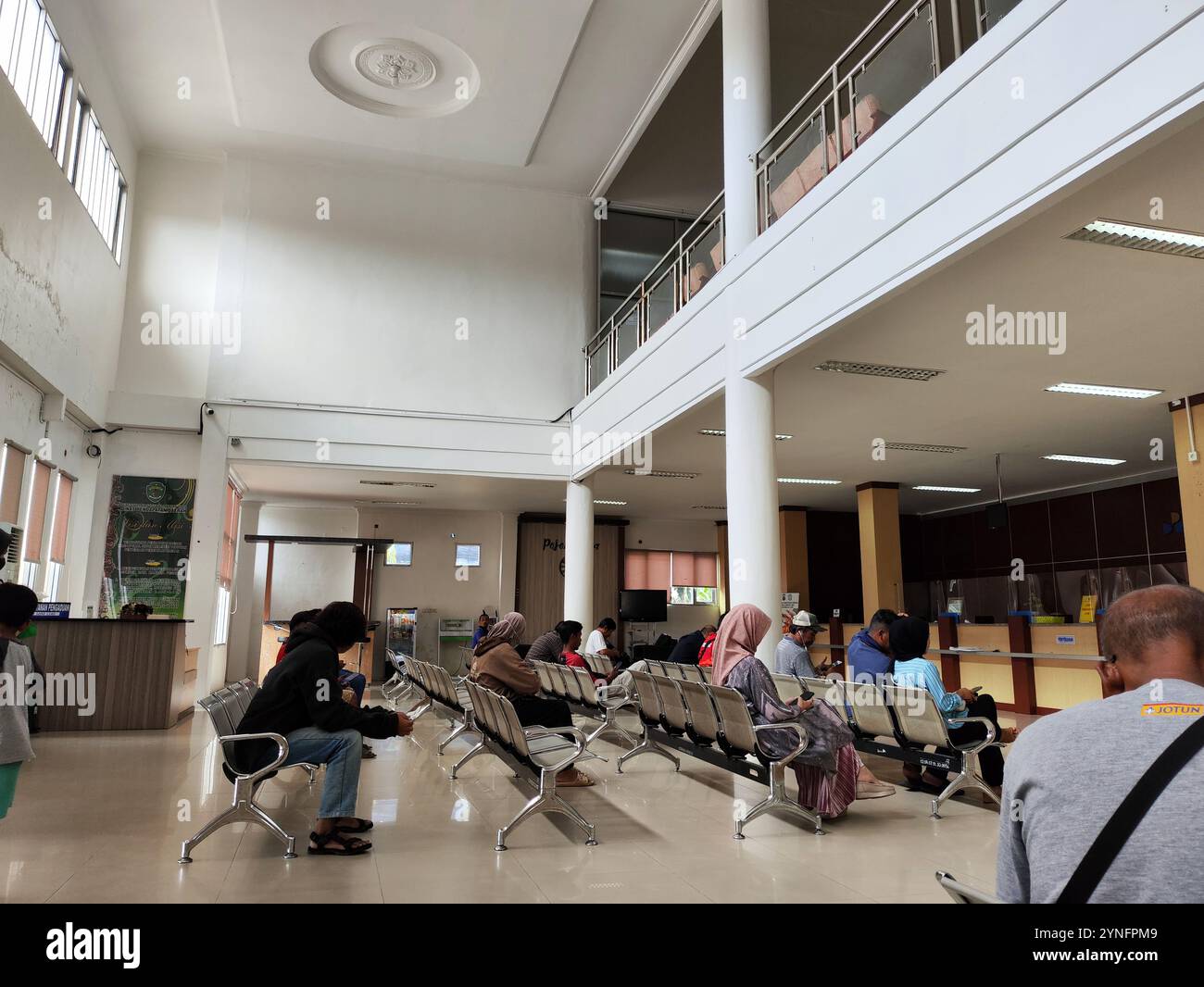 Balikpapan-East Kalimantan November 26, 2024 View of people sitting in ...