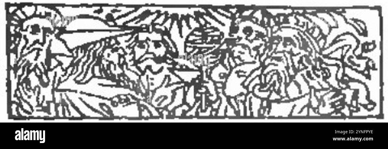 Capçalera (L'intellecte grec antig, 1905) p83 Stock Photo - Alamy