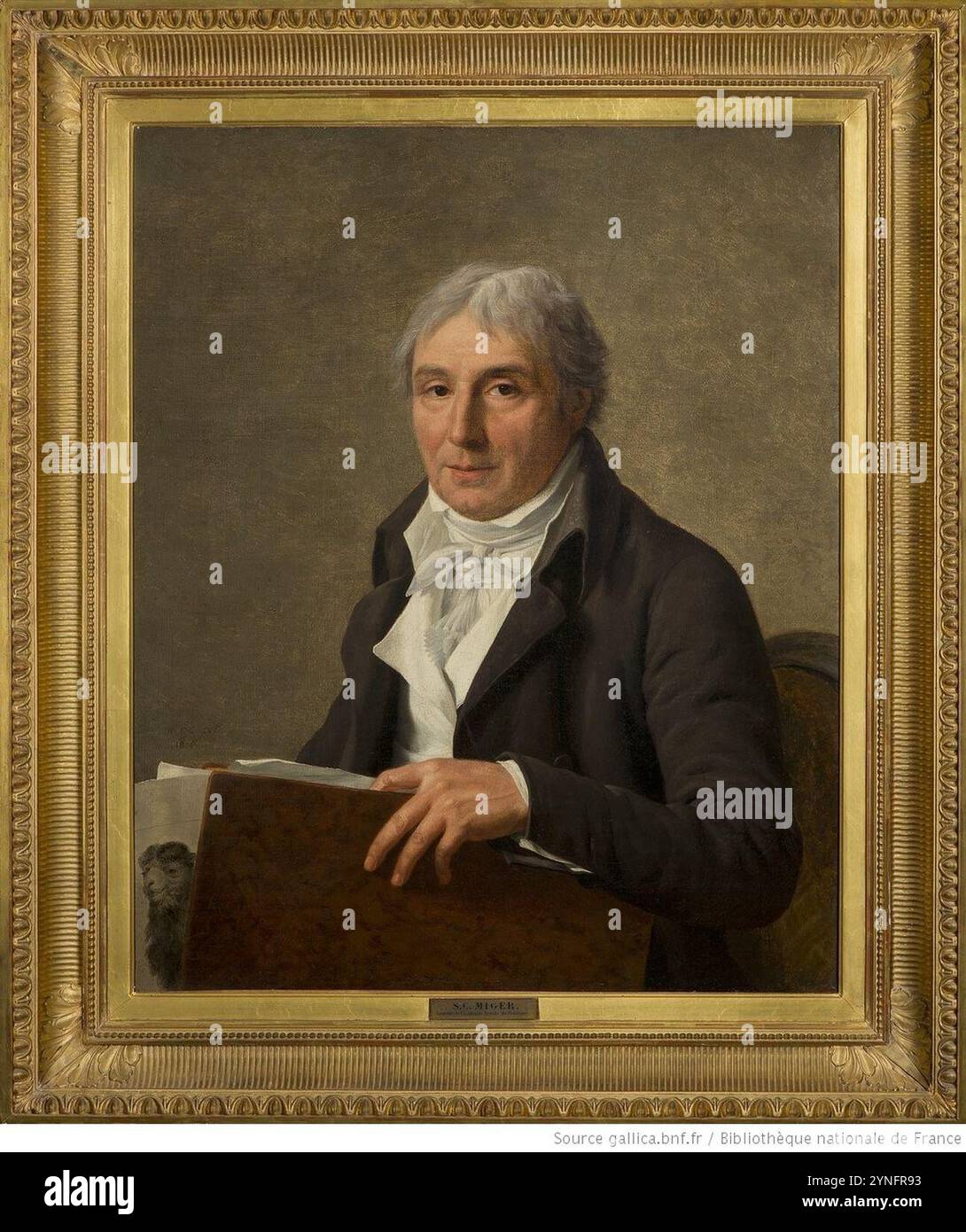 Capet - Le graveur Simon Charles Miger, 1806 Stock Photo - Alamy