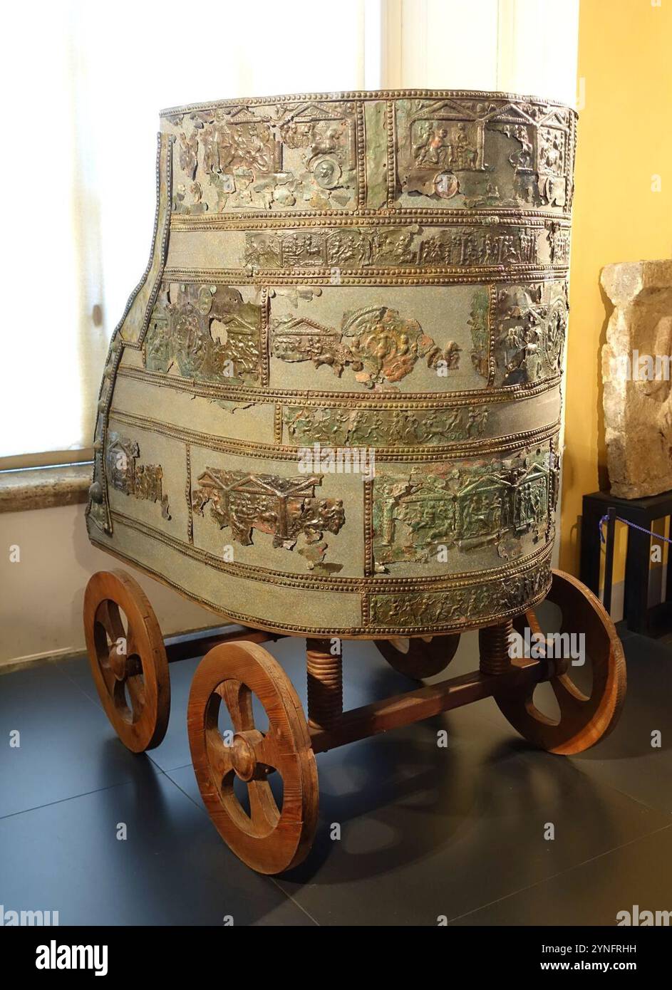 Capitoline tensa with scenes from the life of Achilles, Roman, 325-350 ...