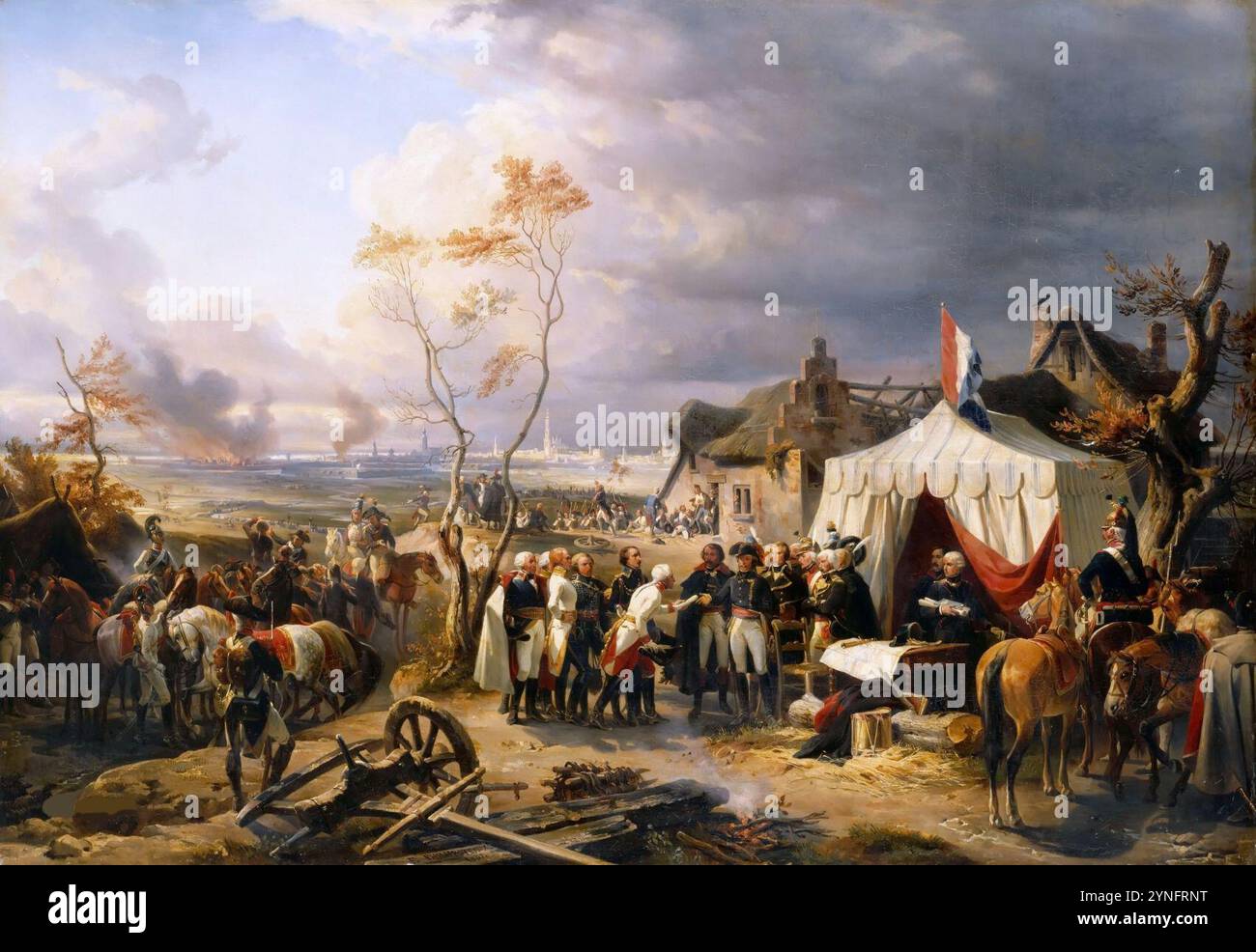 Capitulation of the citadel at Anvers, 29 November 1792 (by Henri Félix ...