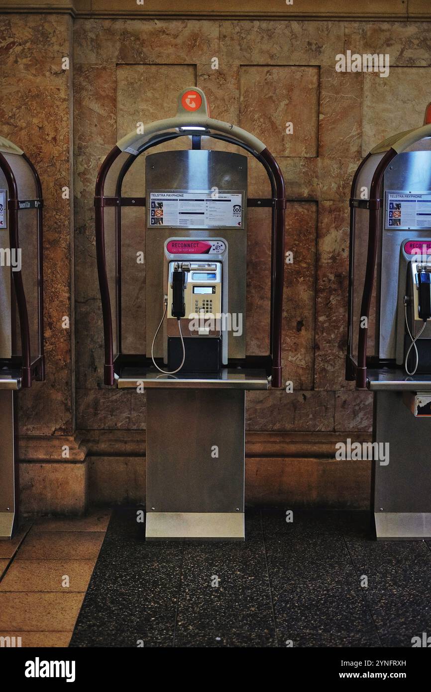 Old telstra wall phone hi-res stock photography and images - Alamy