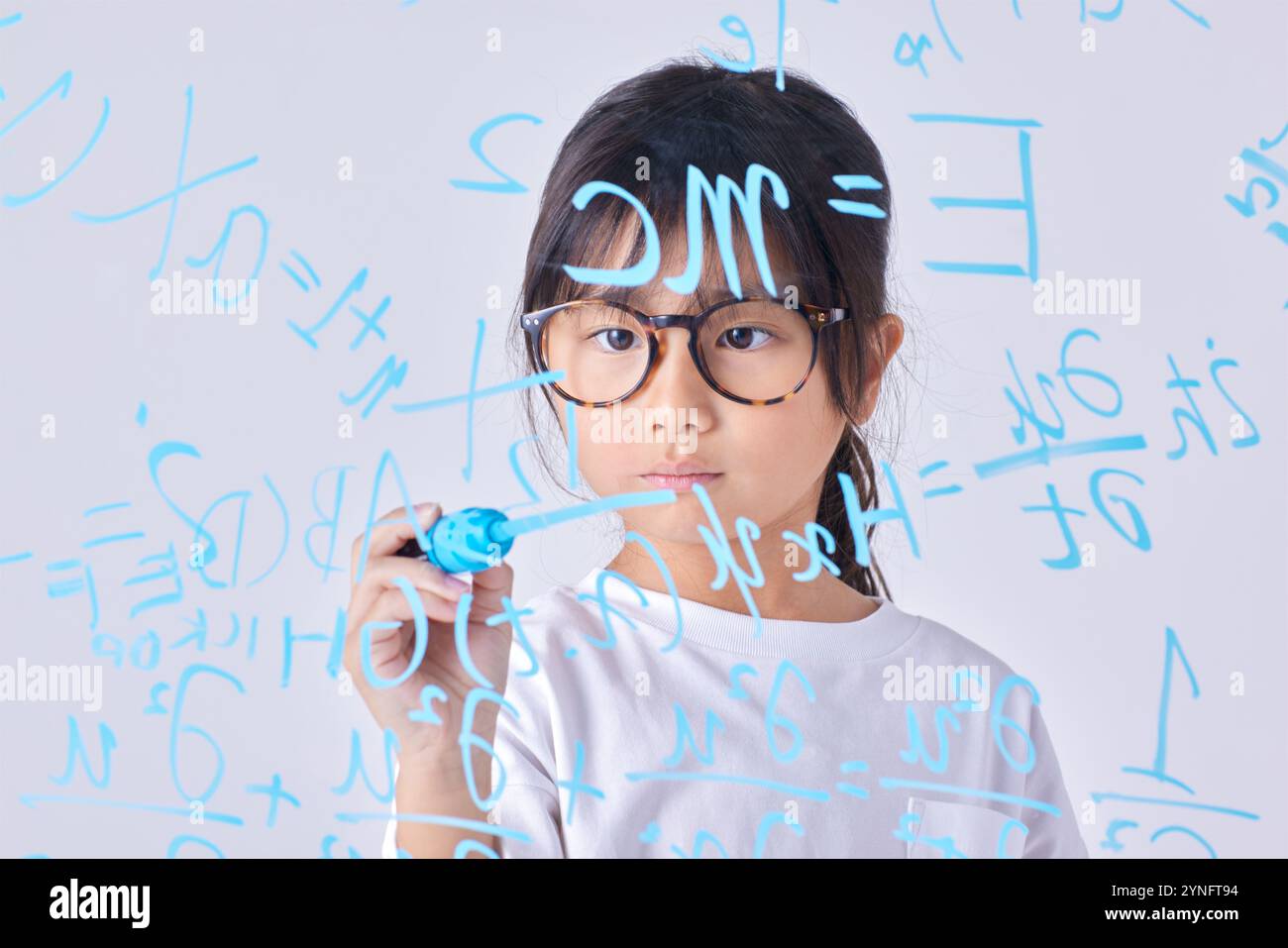 Japanese children writing on hi-res stock photography and images - Alamy