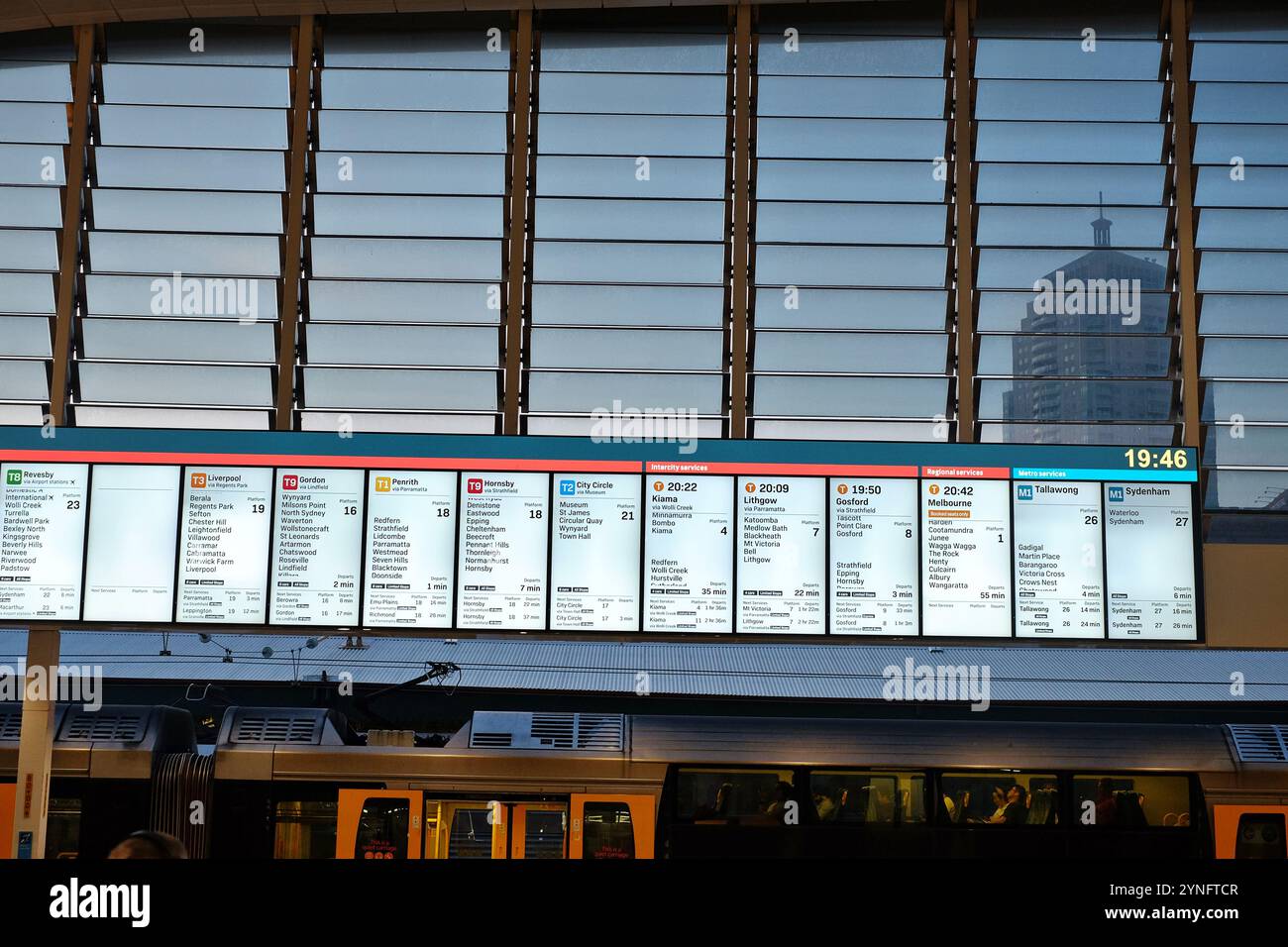 Electronic train indicator hi-res stock photography and images - Alamy