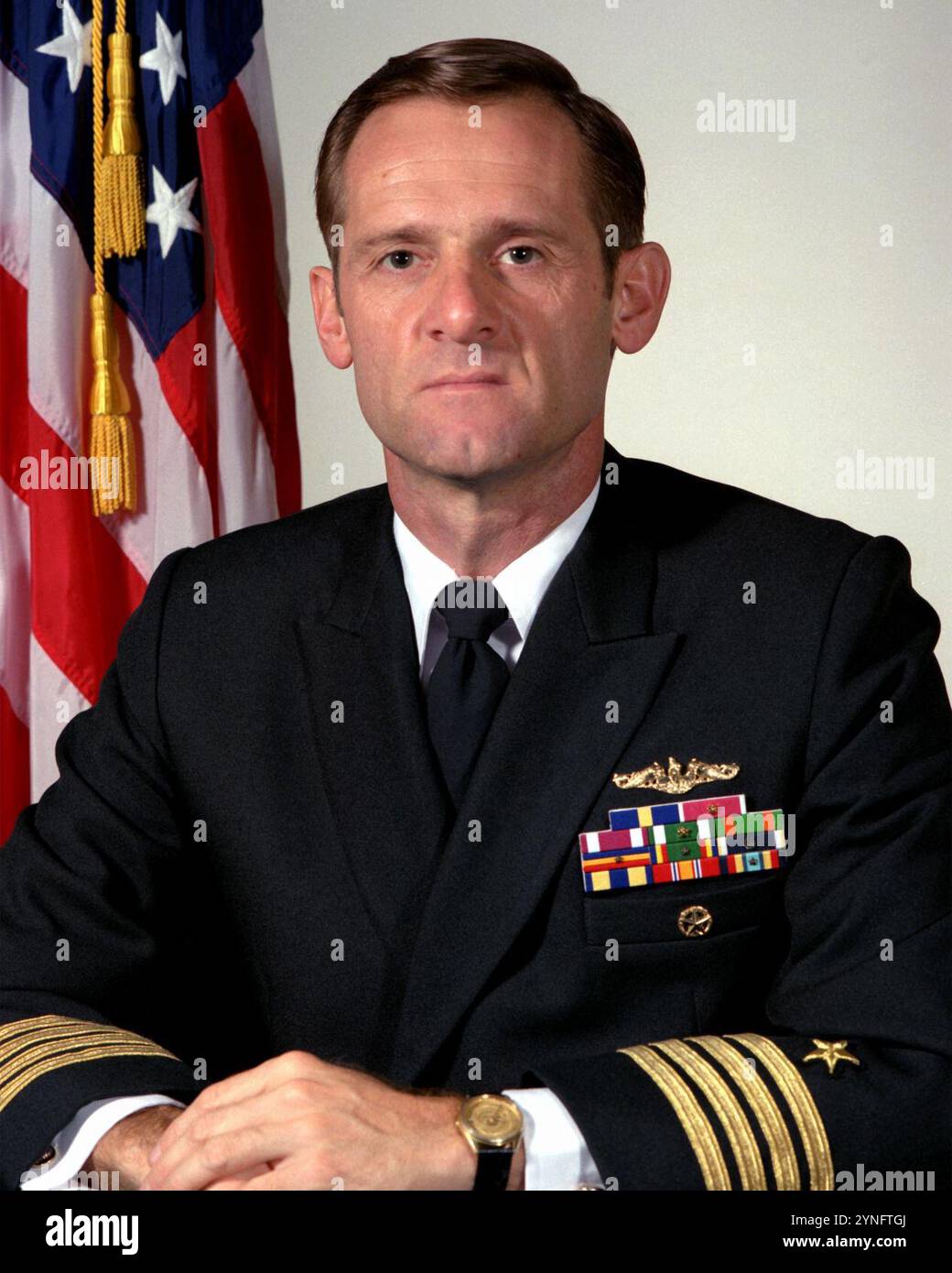 CAPT. Archie R. Clemins, USN (uncovered Stock Photo - Alamy