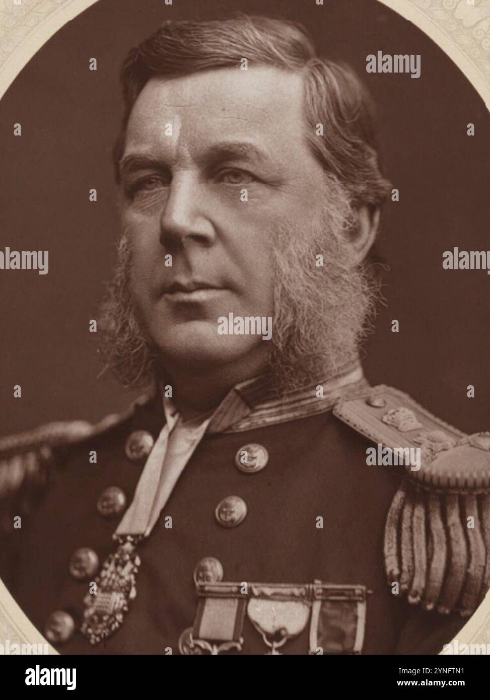 Captain Bedford Clapperton Trevelyan Pim (cropped Stock Photo - Alamy