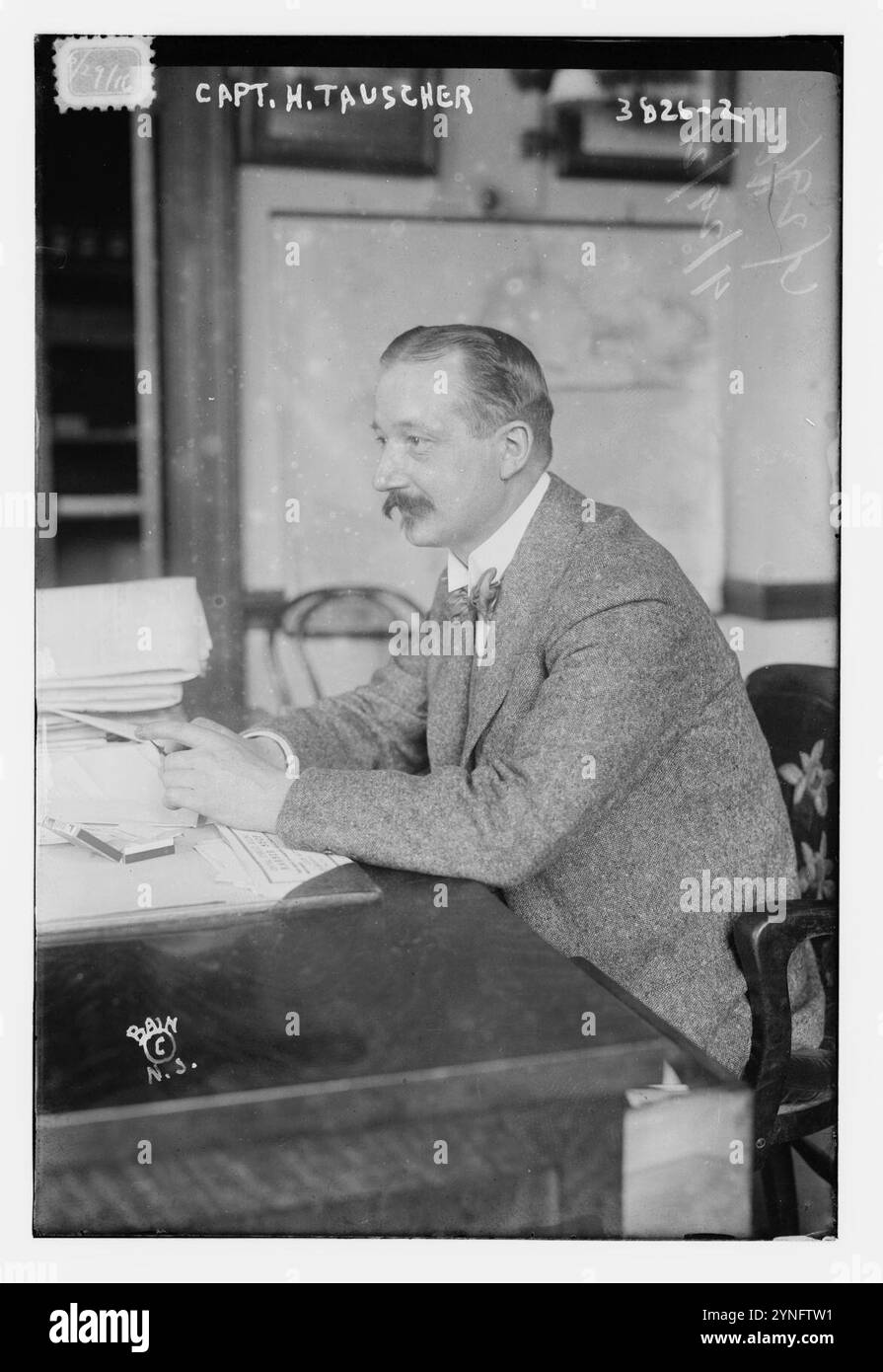 Captain Hans Tauscher in 1916 Stock Photo - Alamy