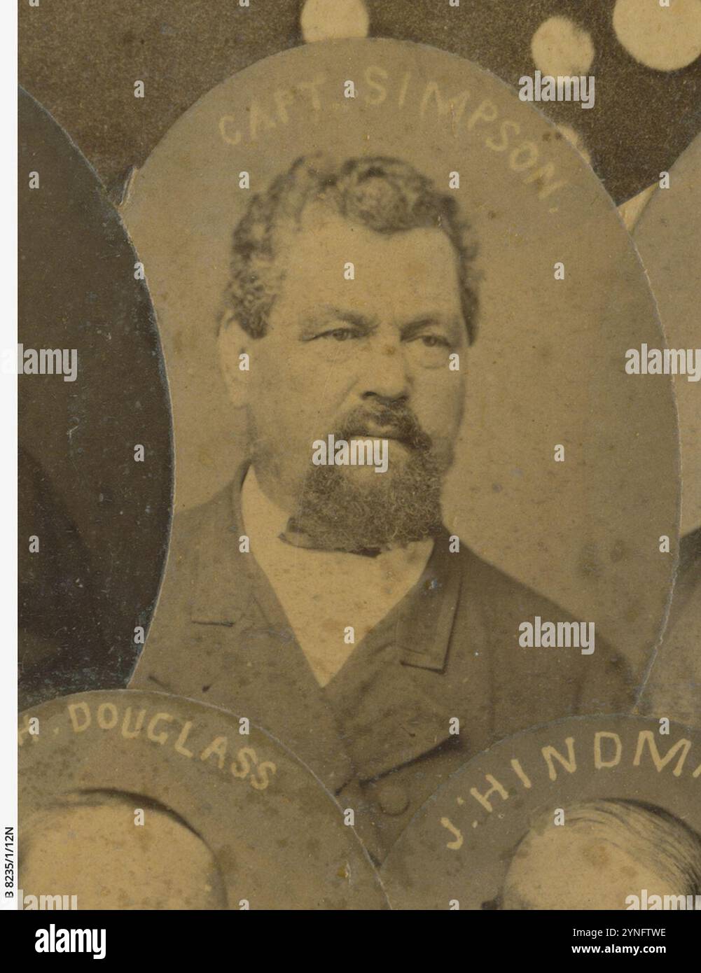 Captain Henry Simpson B 8235-1-12N Stock Photo - Alamy