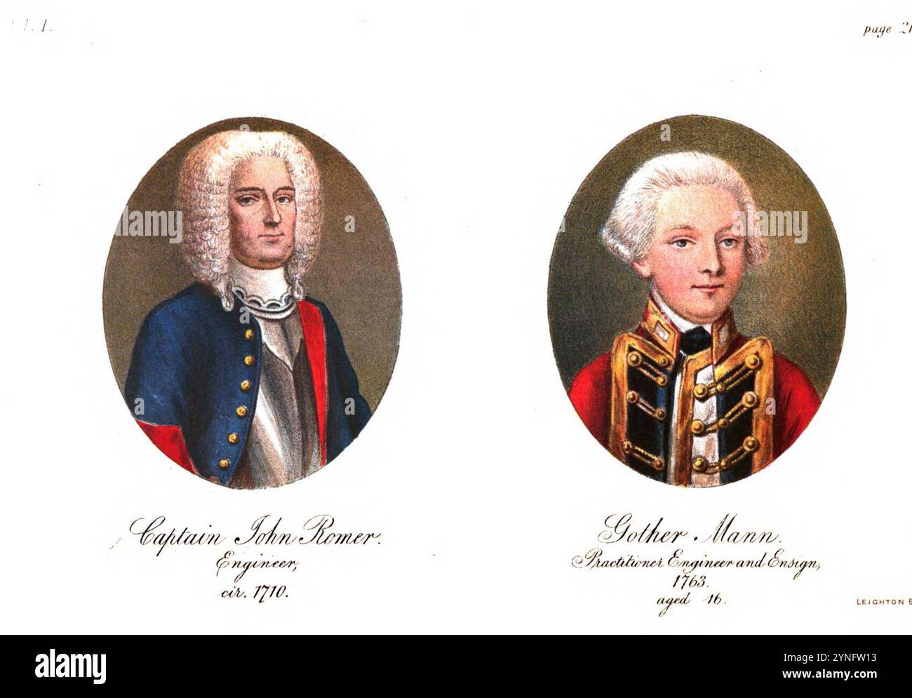 Captain John Romer & Gother Mann Stock Photo - Alamy