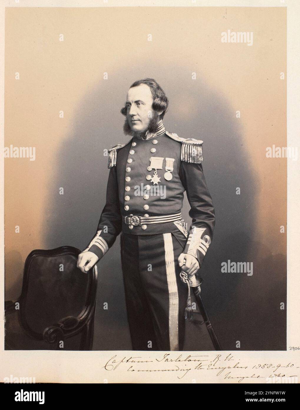 Captain John W. Tarleton by John Jabez Edwin Mayall - Original Stock ...