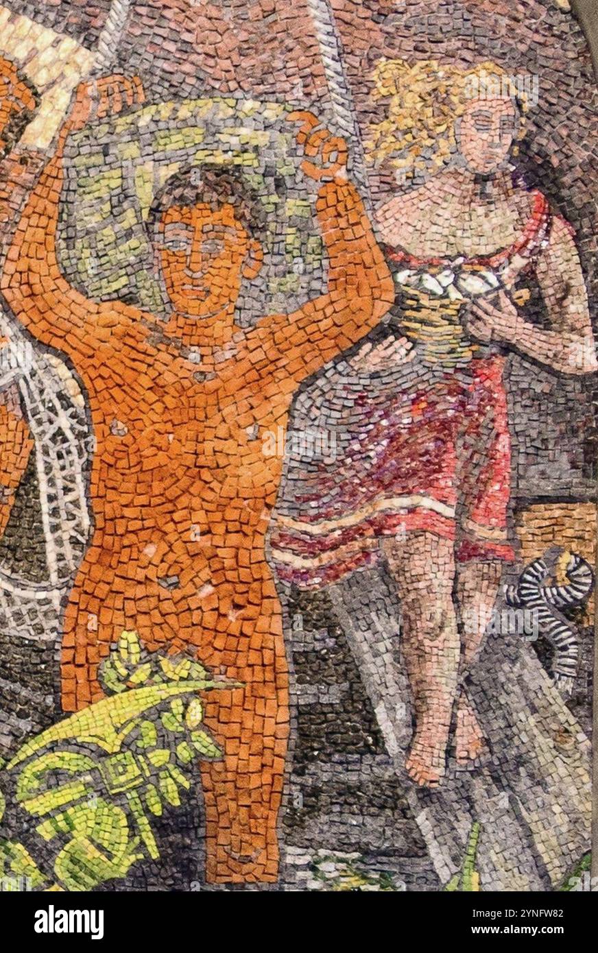 Captive man and the woman Stock Photo - Alamy