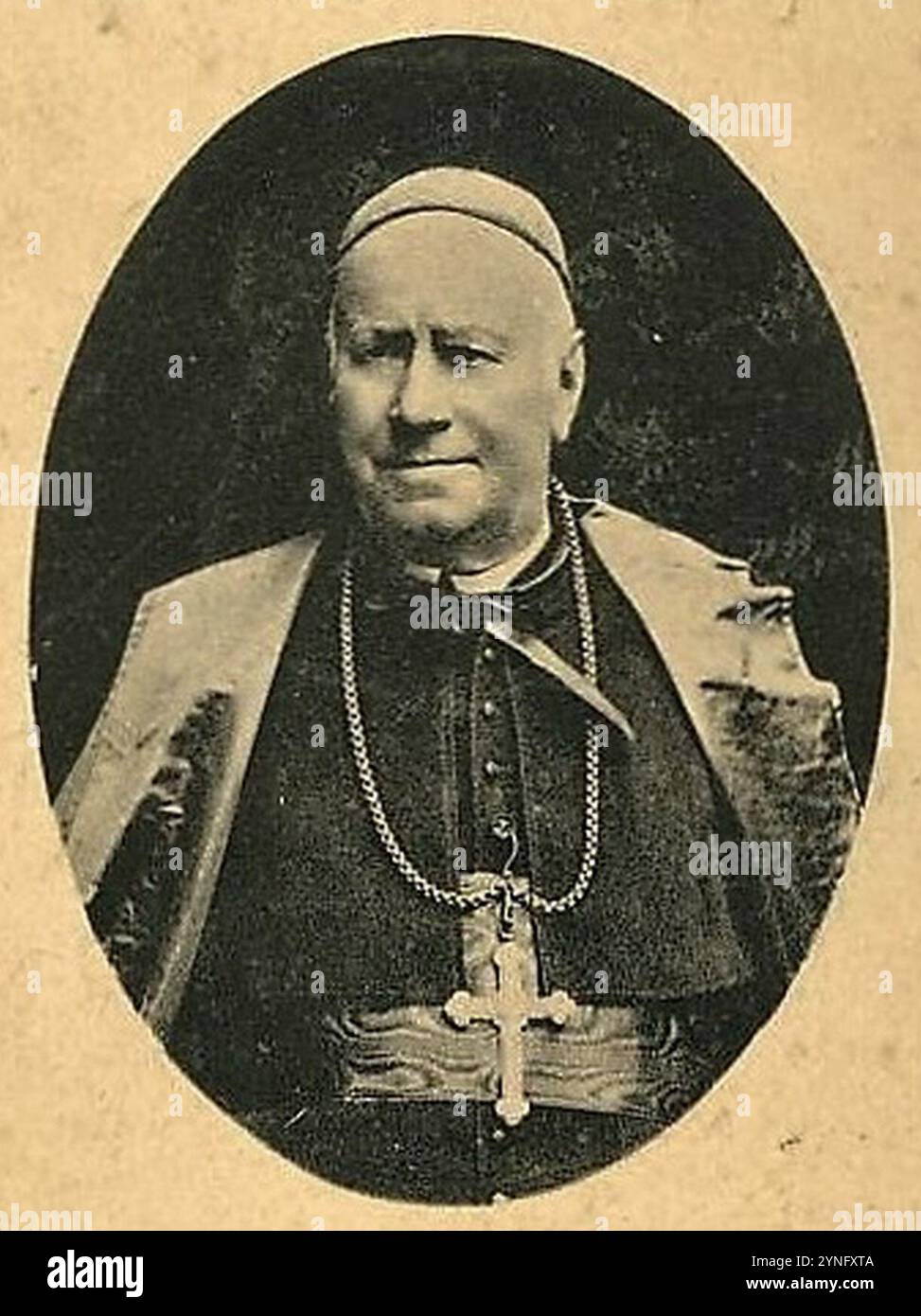 Cardinal Guillaume René Meignan Stock Photo - Alamy
