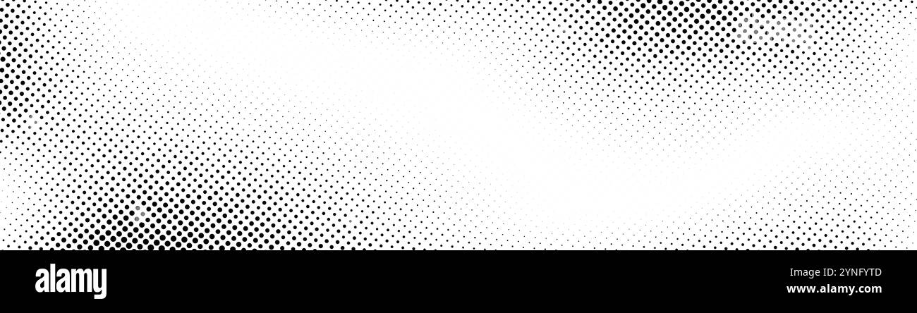 Grunge halftone background. Fading gritty noise gradient texture. Black ...