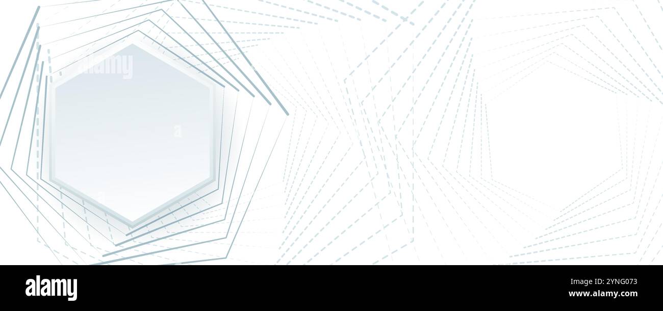 abstract white hexagonal background with copy space for corporate ...